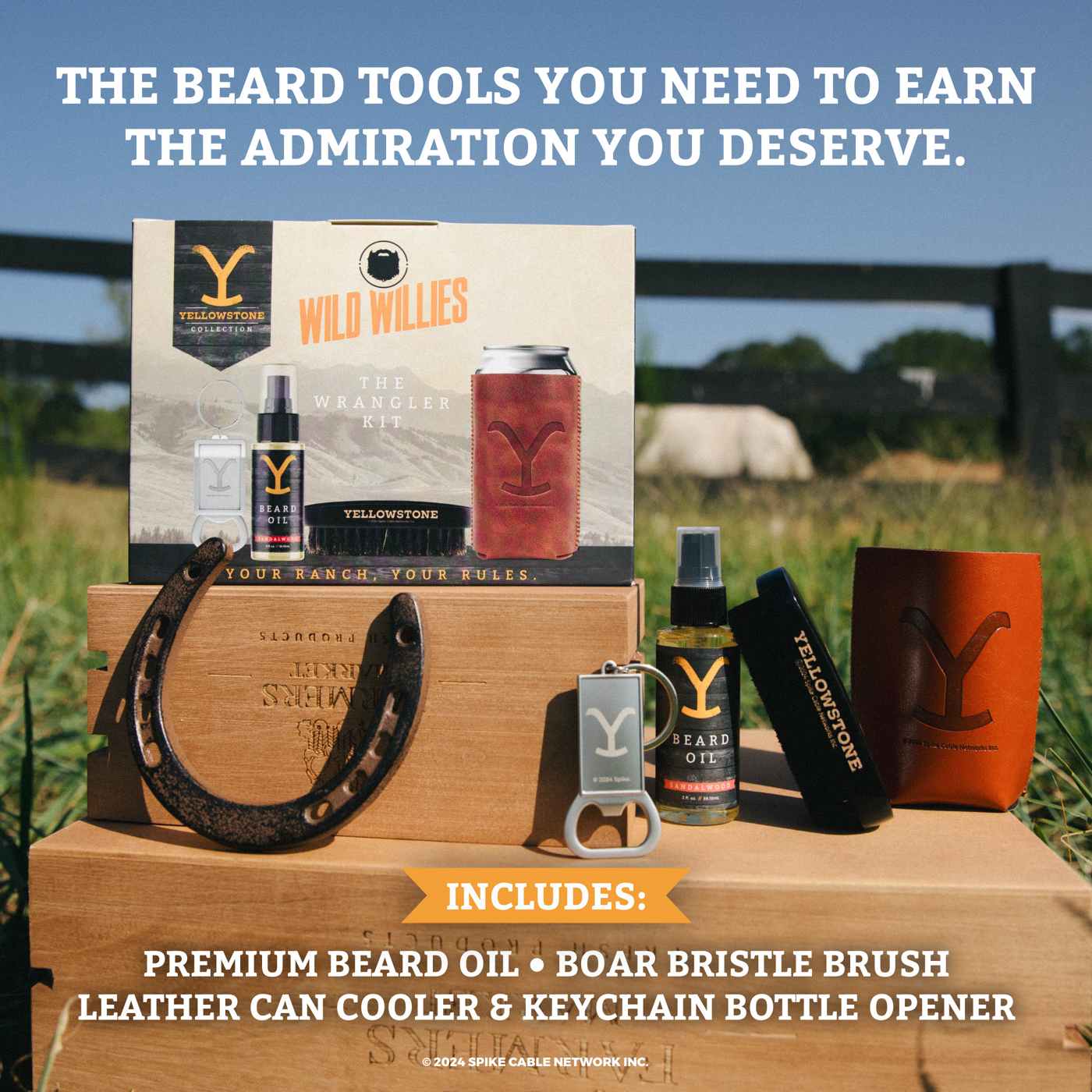 Wild Willies Yellowstone Wrangler Beard Grooming Gift Set - Shop Beard ...