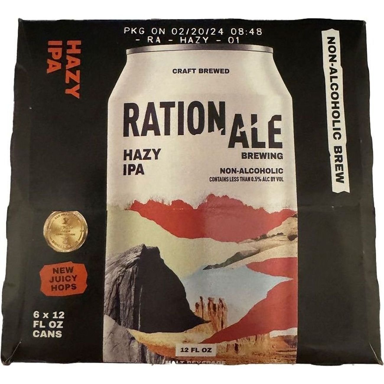 Rationale Brewing Non Alcoholic Hazy IPA Craft Beer 6 pk Cans - Shop ...
