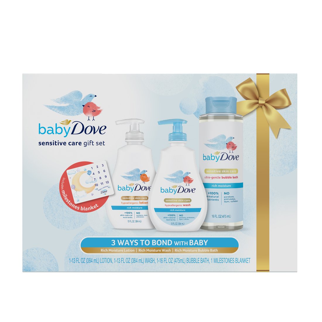 Dove Baby Sensitive Care Gift Set - Shop Lotion & powder at H-E-B