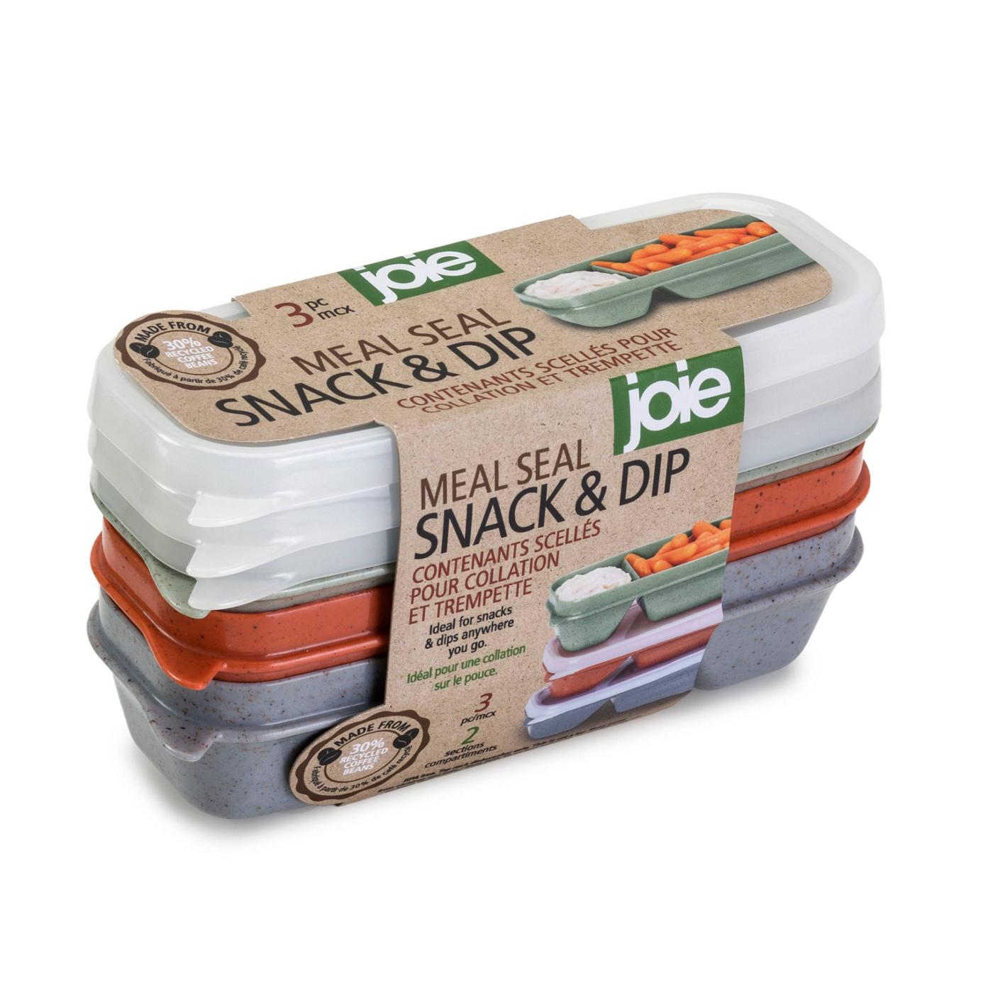Joie Meal Seal Snack & Dip Containers - Shop Food storage at H-E-B
