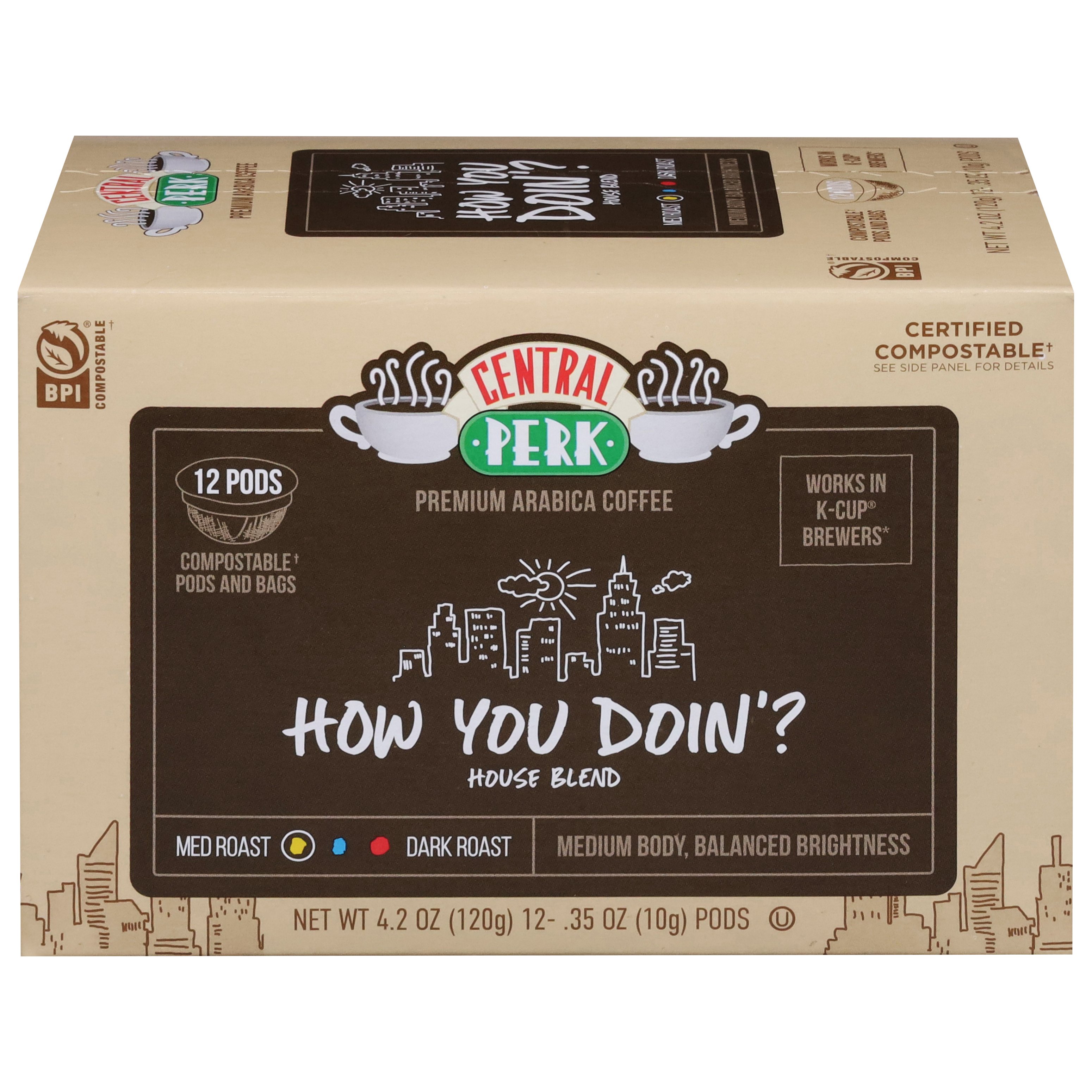 Central Perk How You Doin'? House Blend Pods - Shop Coffee at H-E-B