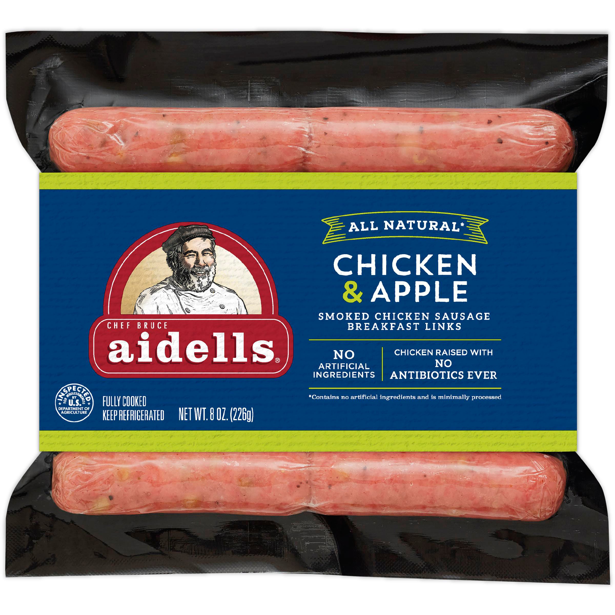 aidells Smoked Breakfast Sausage Links - Chicken & Apple, 8 ct - Shop ...