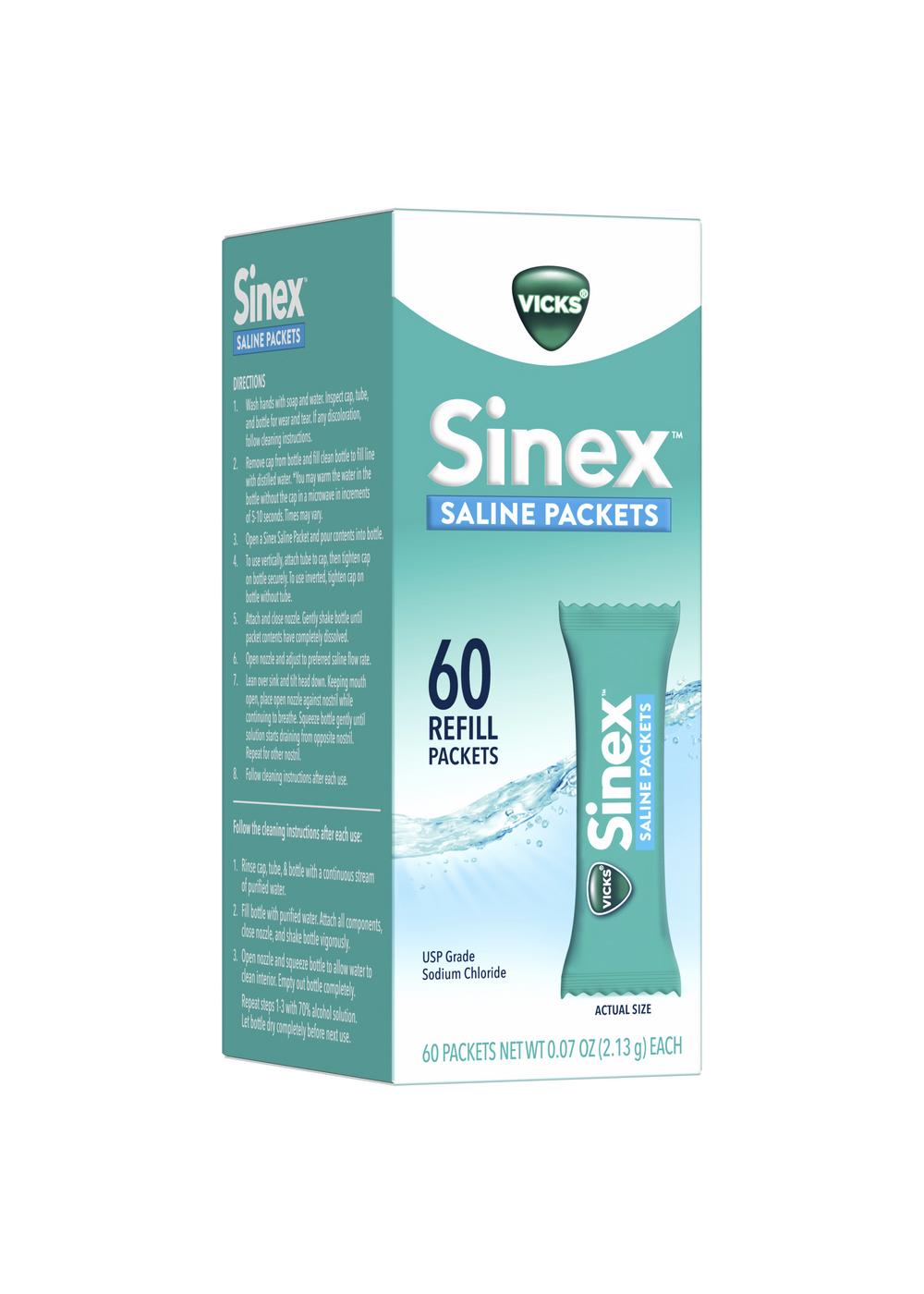 Vicks Sinex Saline Refill Packets - Shop Sinus & allergy at H-E-B