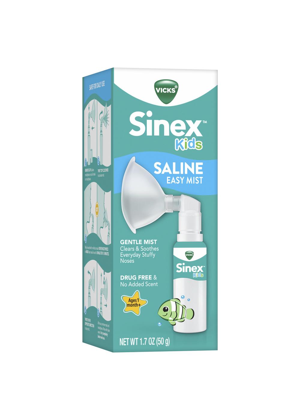 Vicks Sinex Kids Saline Easy Mist Kit - Shop Sinus & allergy at H-E-B