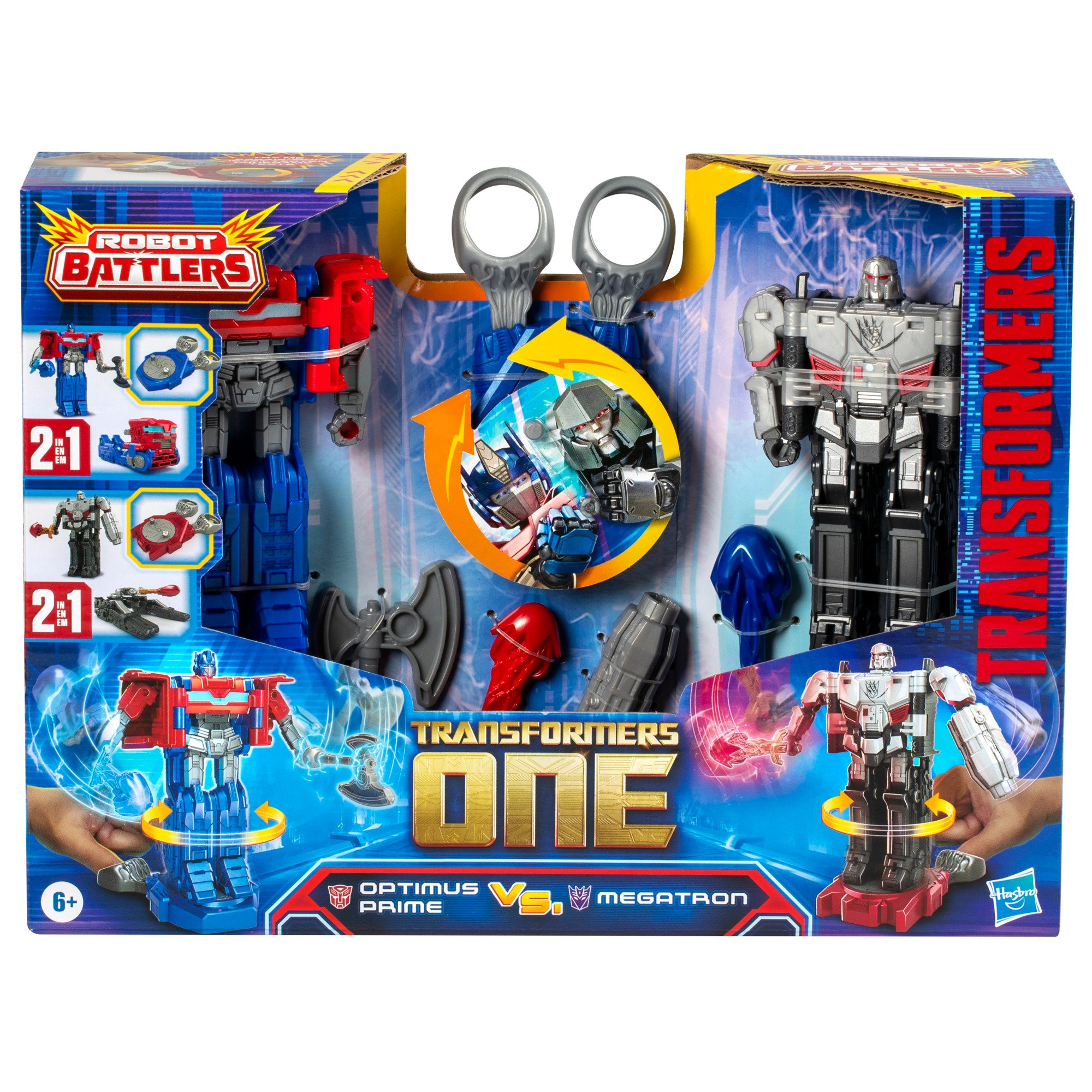 Transformers One Robot Battlers Optimus Prime vs. Megatron - Shop ...