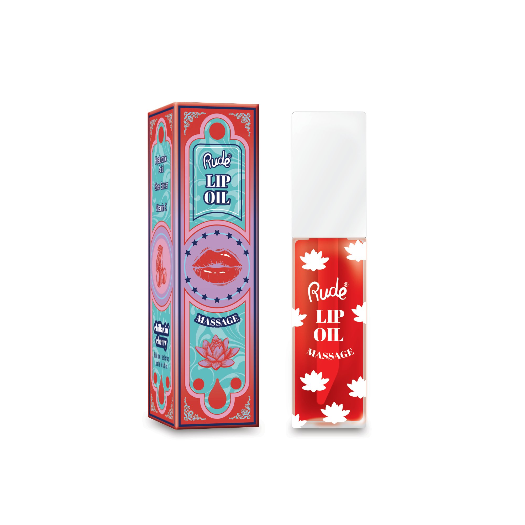 Rude Cosmetics Lip Oil - Chillaxin Cherry - Shop Lip gloss at H-E-B