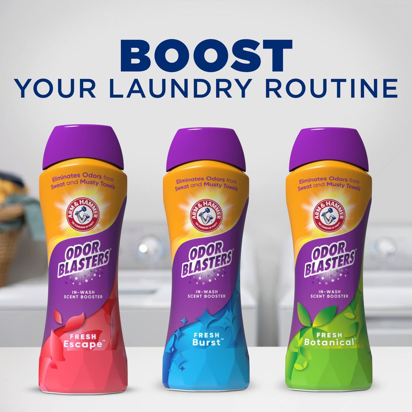Arm & Hammer Odor Blaster In-Wash Scent Booster Beads - Fresh Escape ...