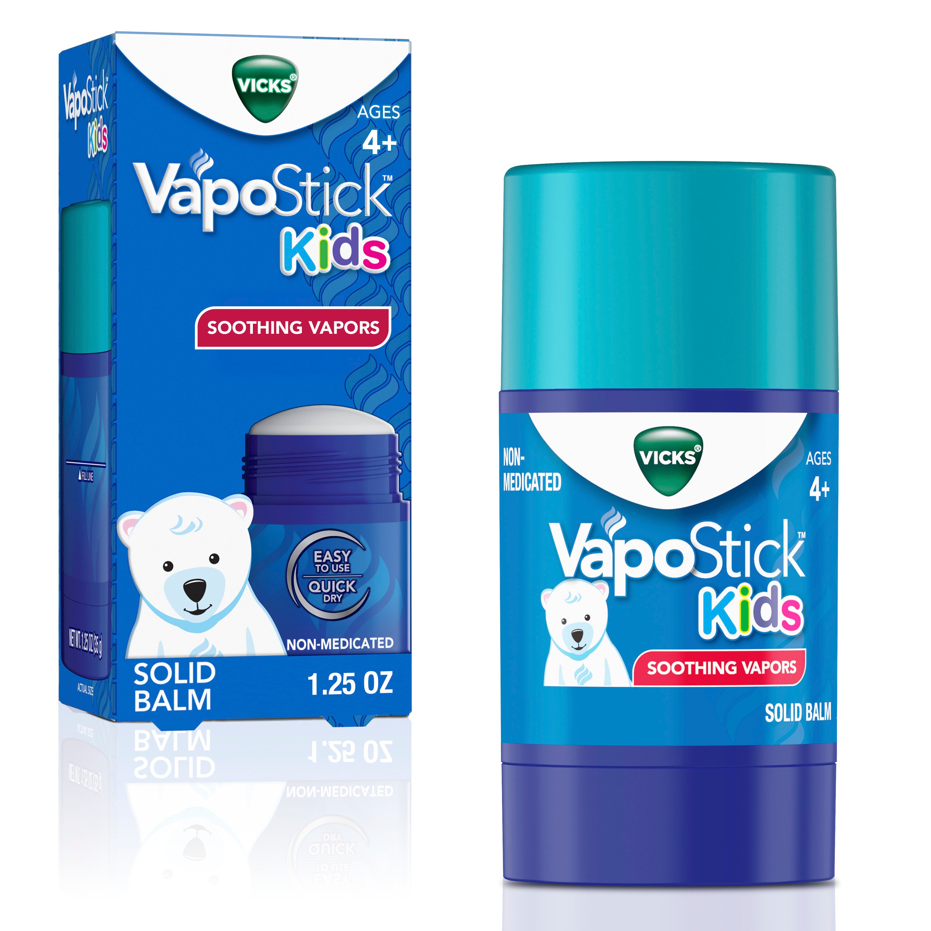 Vicks VapoStick Kids Soothing Vapors Solid Balm - Shop Sinus & allergy ...