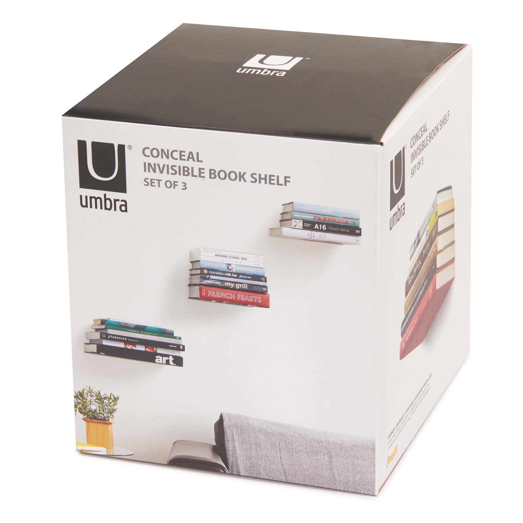 Umbra Conceal Invisible Book Shelves - Shop Seasonal decor at H-E-B