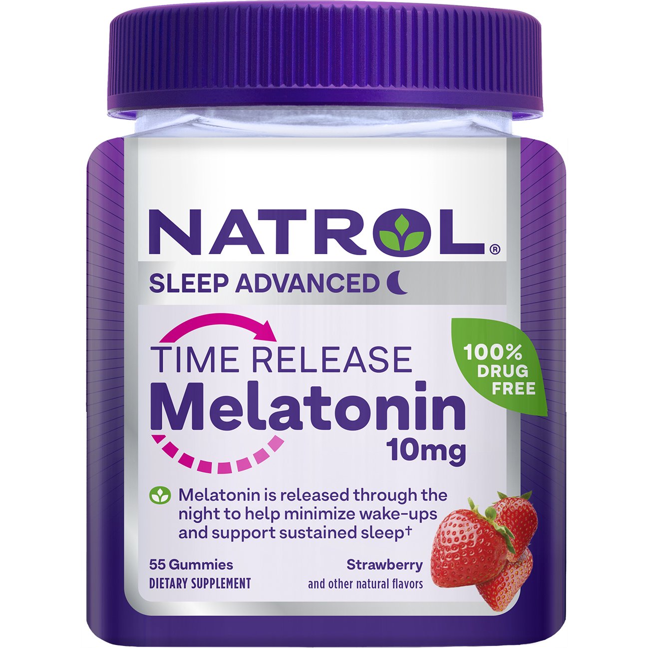 Natrol Sleep Advanced Time Release Melatonin 10mg Gummies - Shop Sleep ...