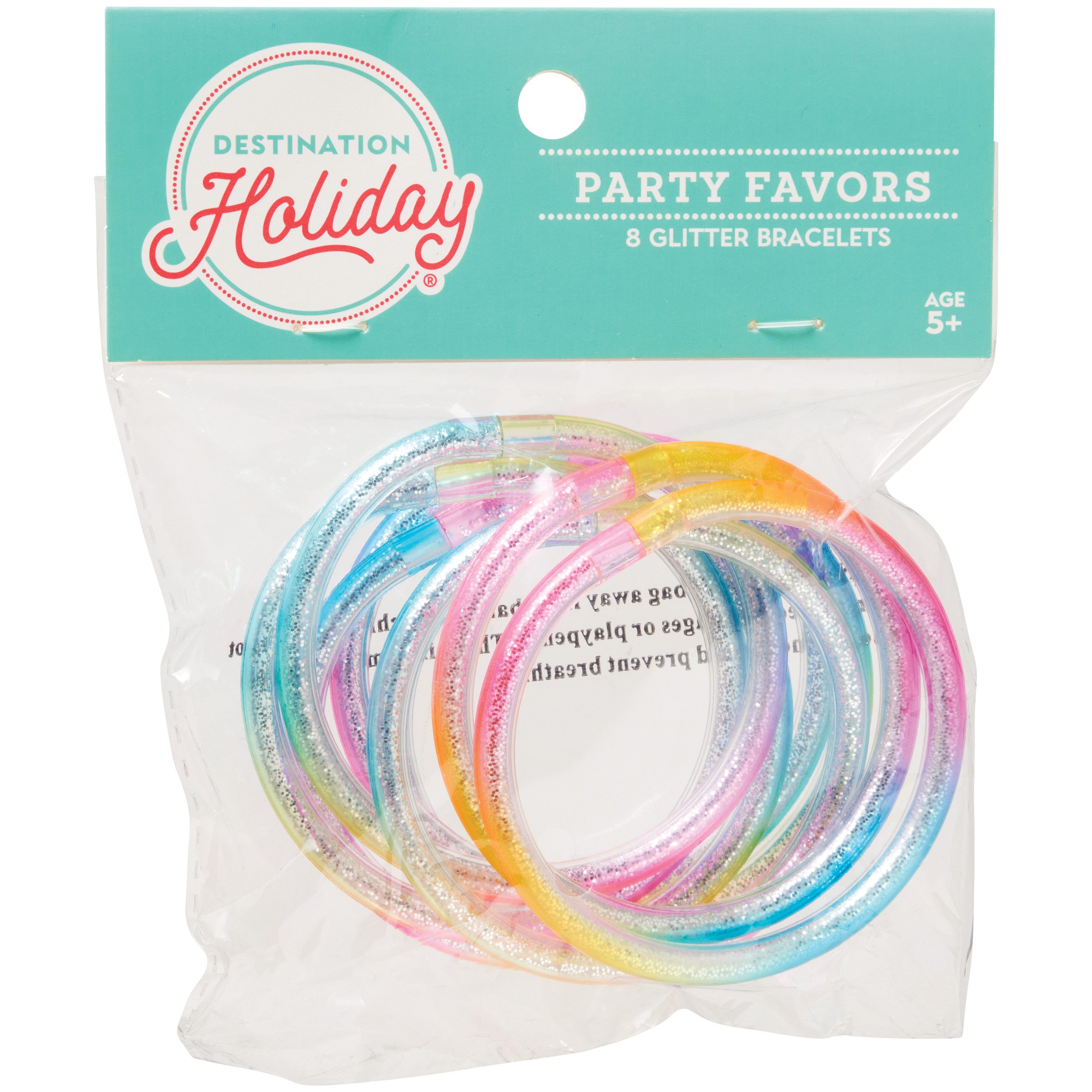 Destination Holiday Glitter Bracelets - Shop Favors at H-E-B