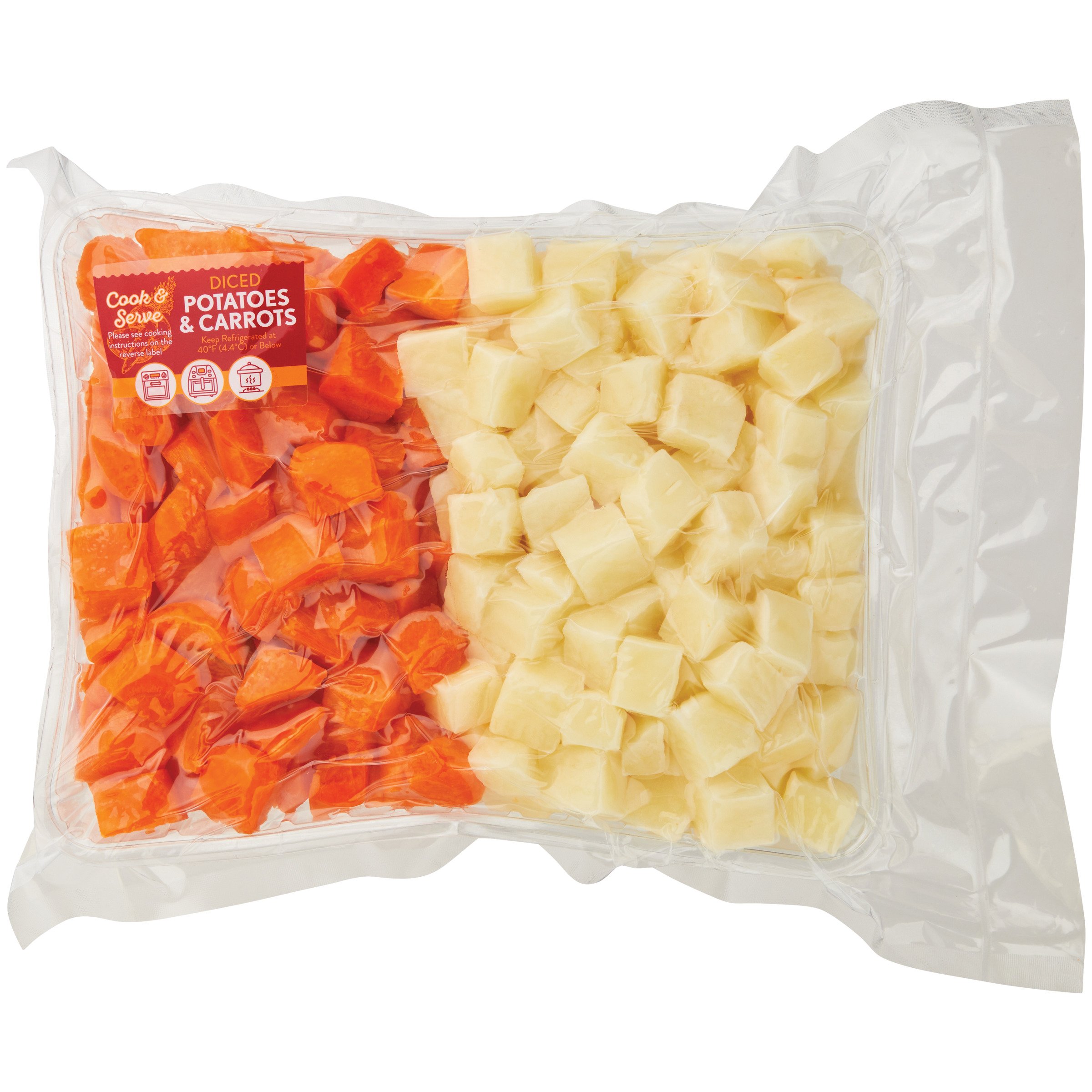 Fresh Diced Potatoes & Carrots - Shop Mixed vegetables at H-E-B