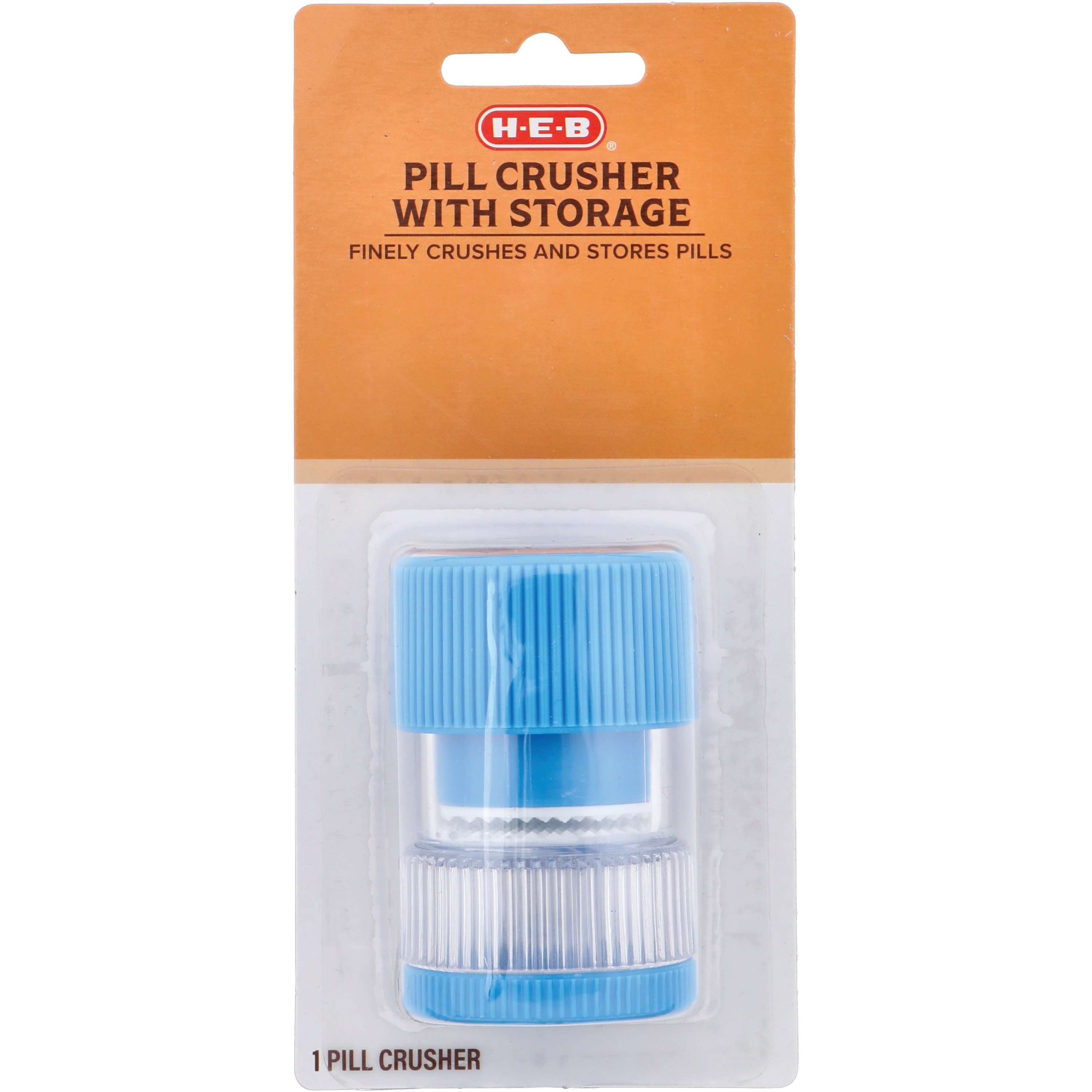 H-E-B Pill Crusher with Storage - Assorted Colors - Shop Pill cutters ...