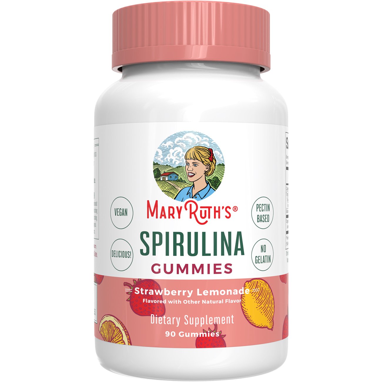 Mary Ruth's Spirulina Gummies - Strawberry Lemonade - Shop Herbs ...