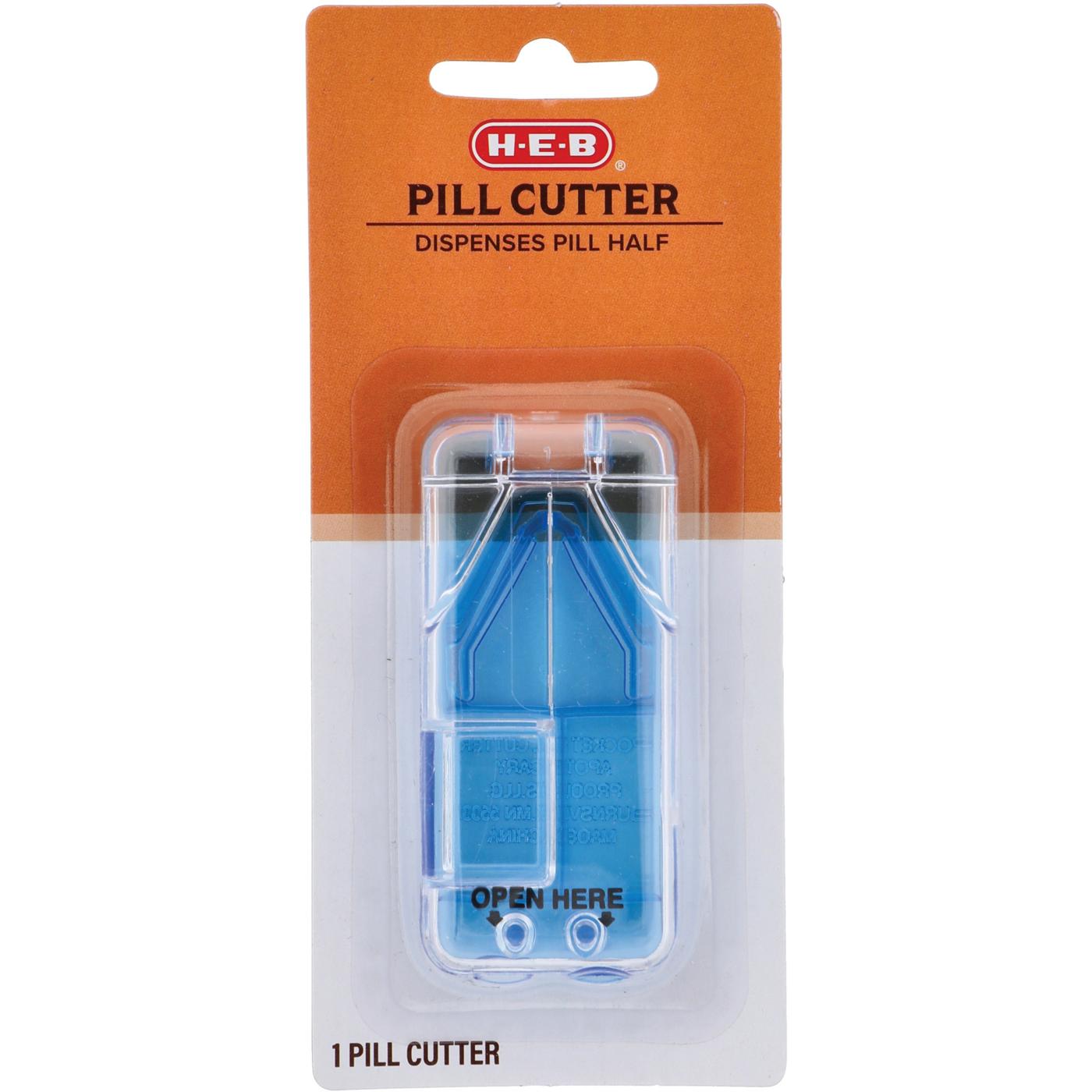 H-E-B Clear Pocket Pill Cutter - Shop Pill cutters & organizers at H-E-B