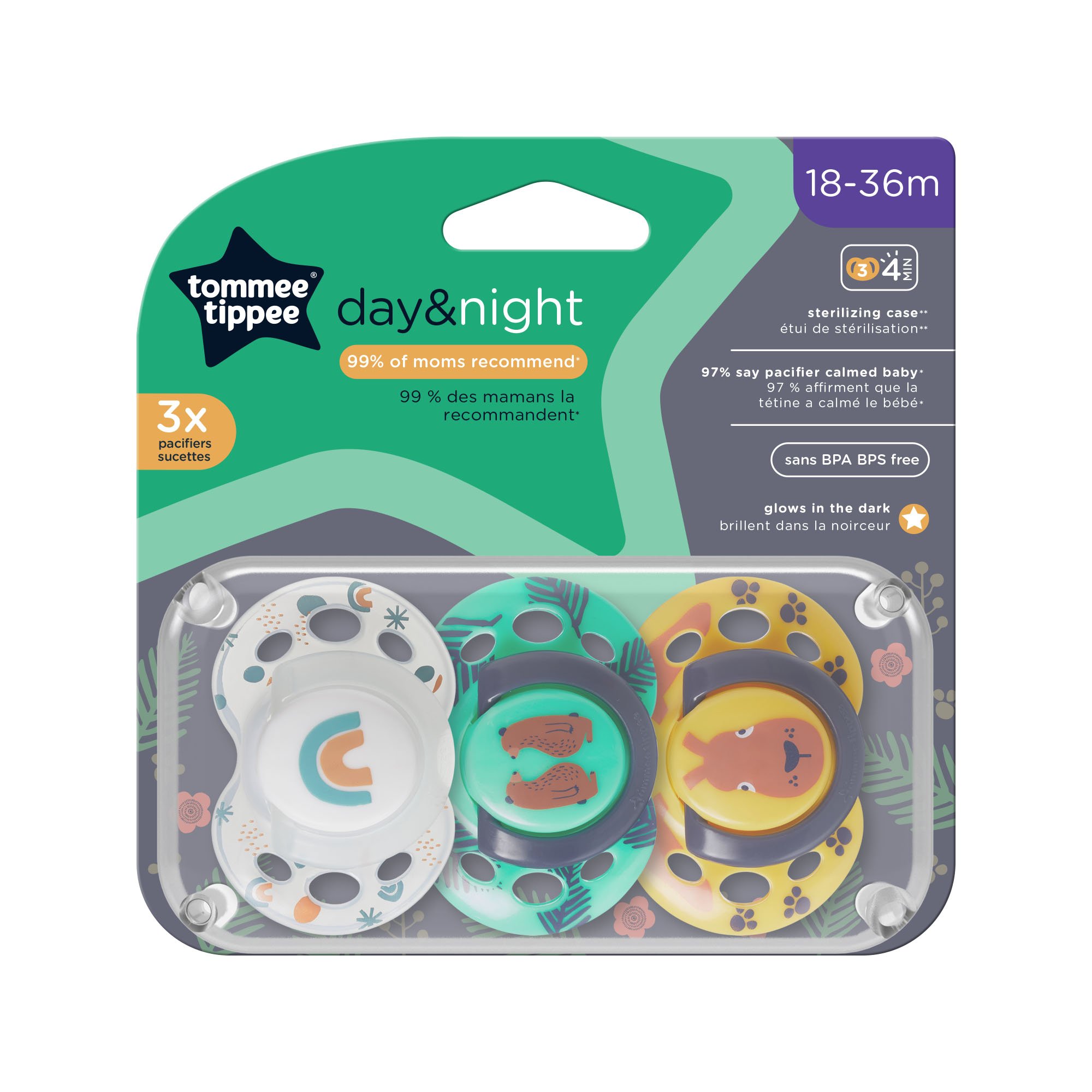 Tommee Tippee Pacifiers 18 36 Months