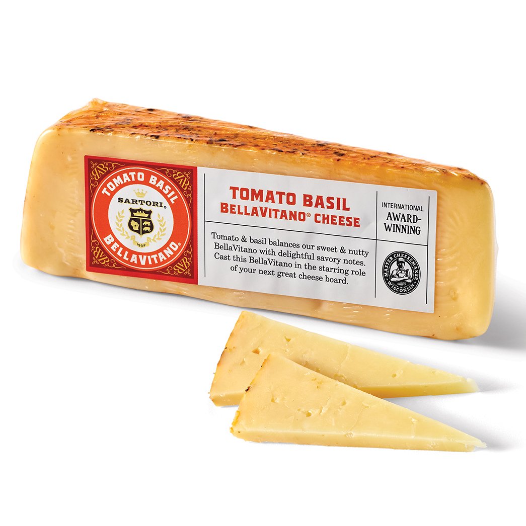 Sartori Tomato Basil Bellavitano Cheese - Shop Cheese at H-E-B