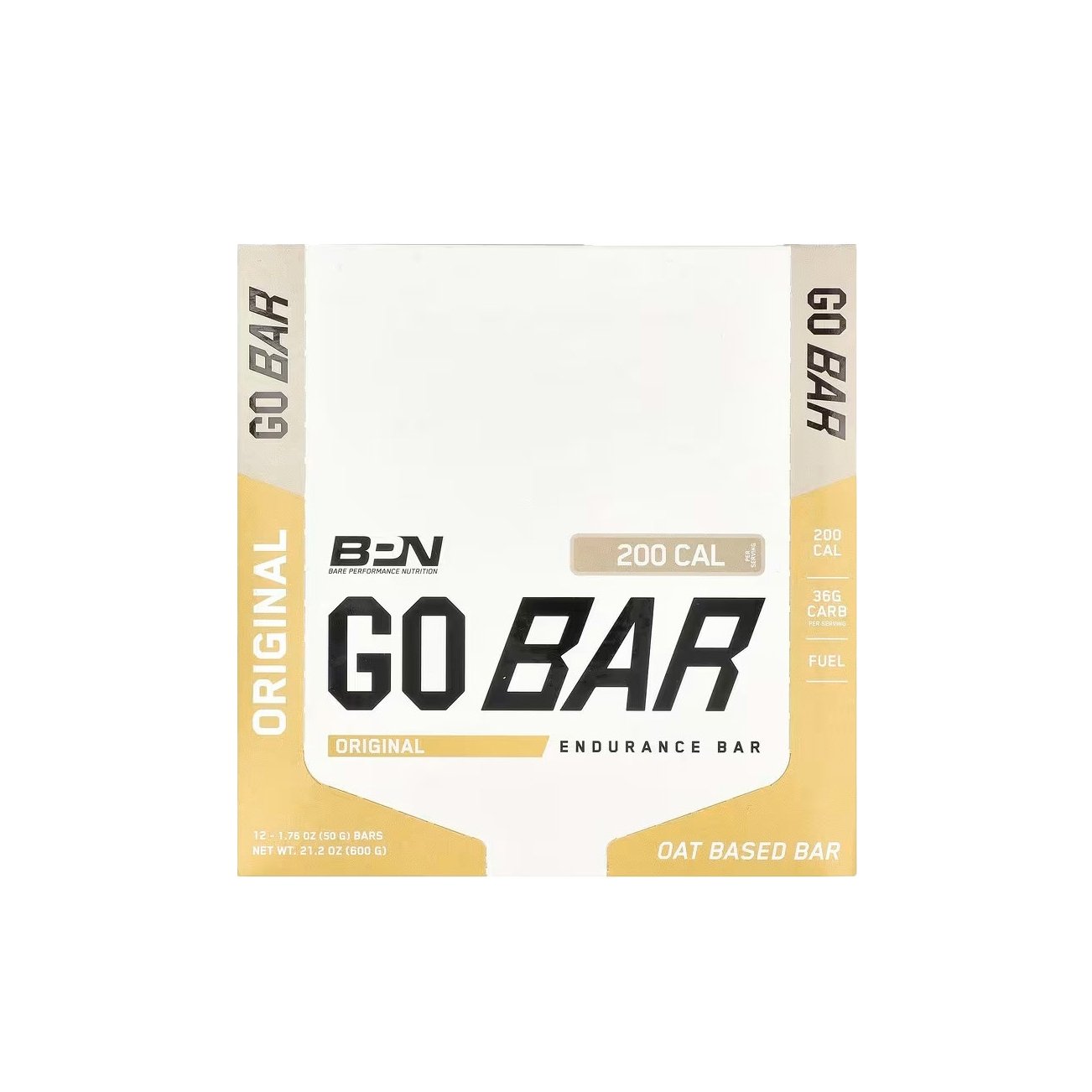 Bare Performance Nutrition Go Bar Oat-Based Endurance Bars - Original ...