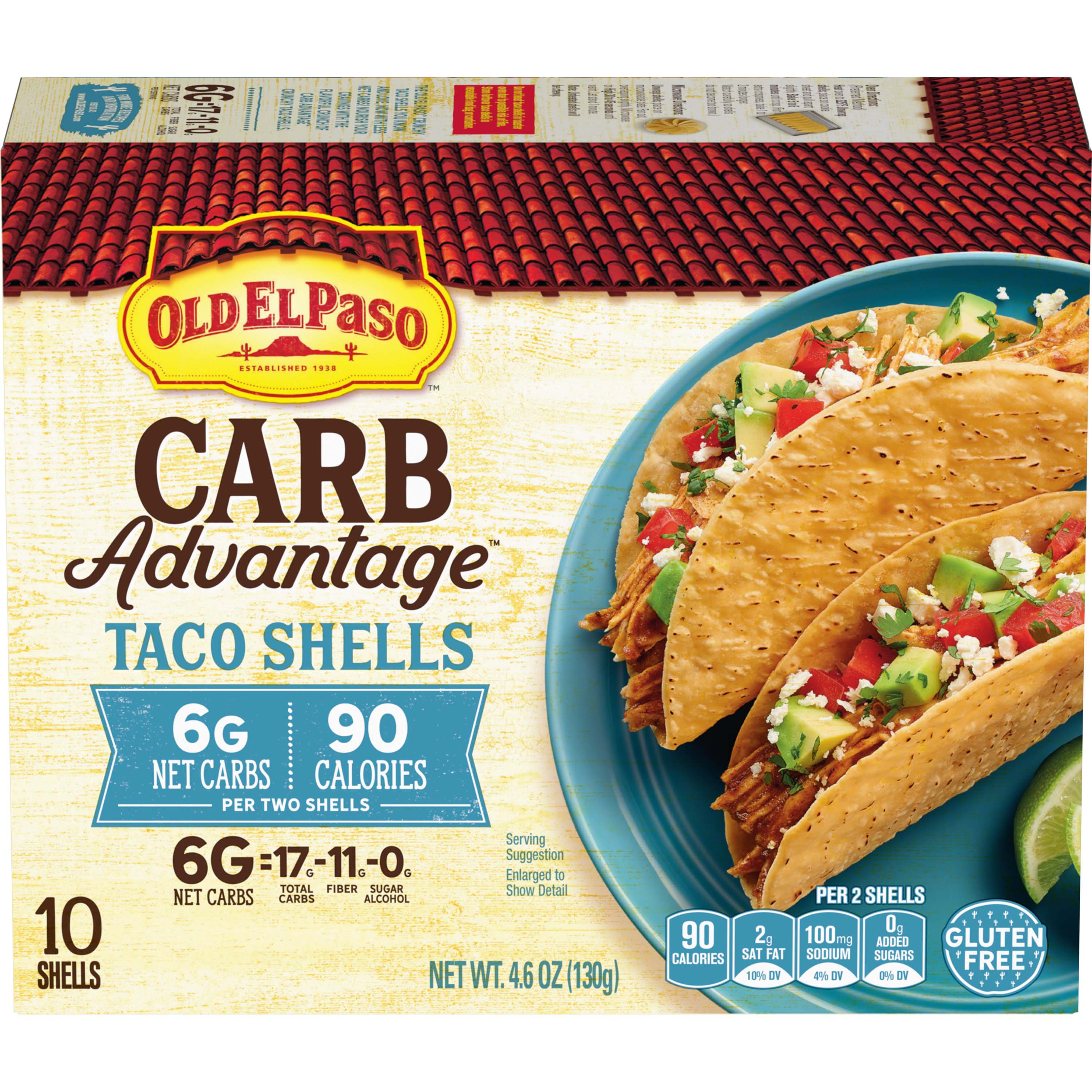 Old El Paso Carb Advantage Taco Shells - Shop Tortillas at H-E-B