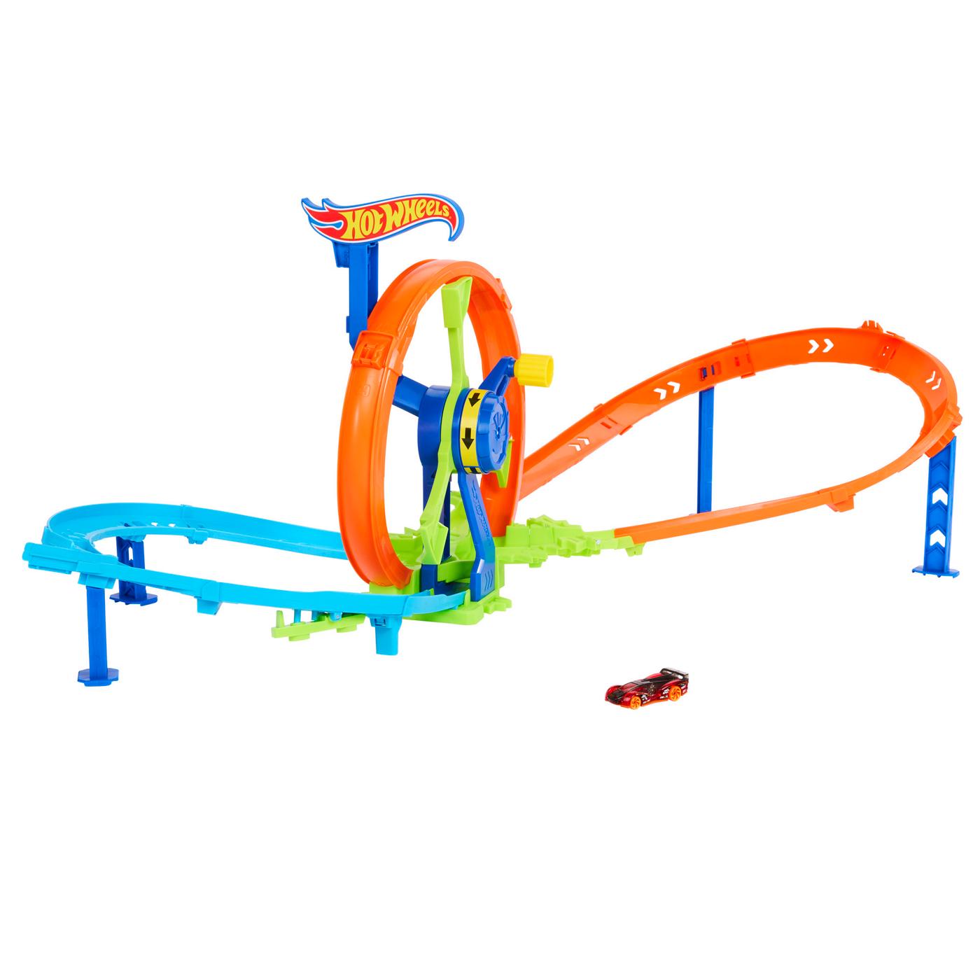 Hot Wheels Stunt Tracks Rapid Launch & Loop - Shop Toy vehicles at H-E-B