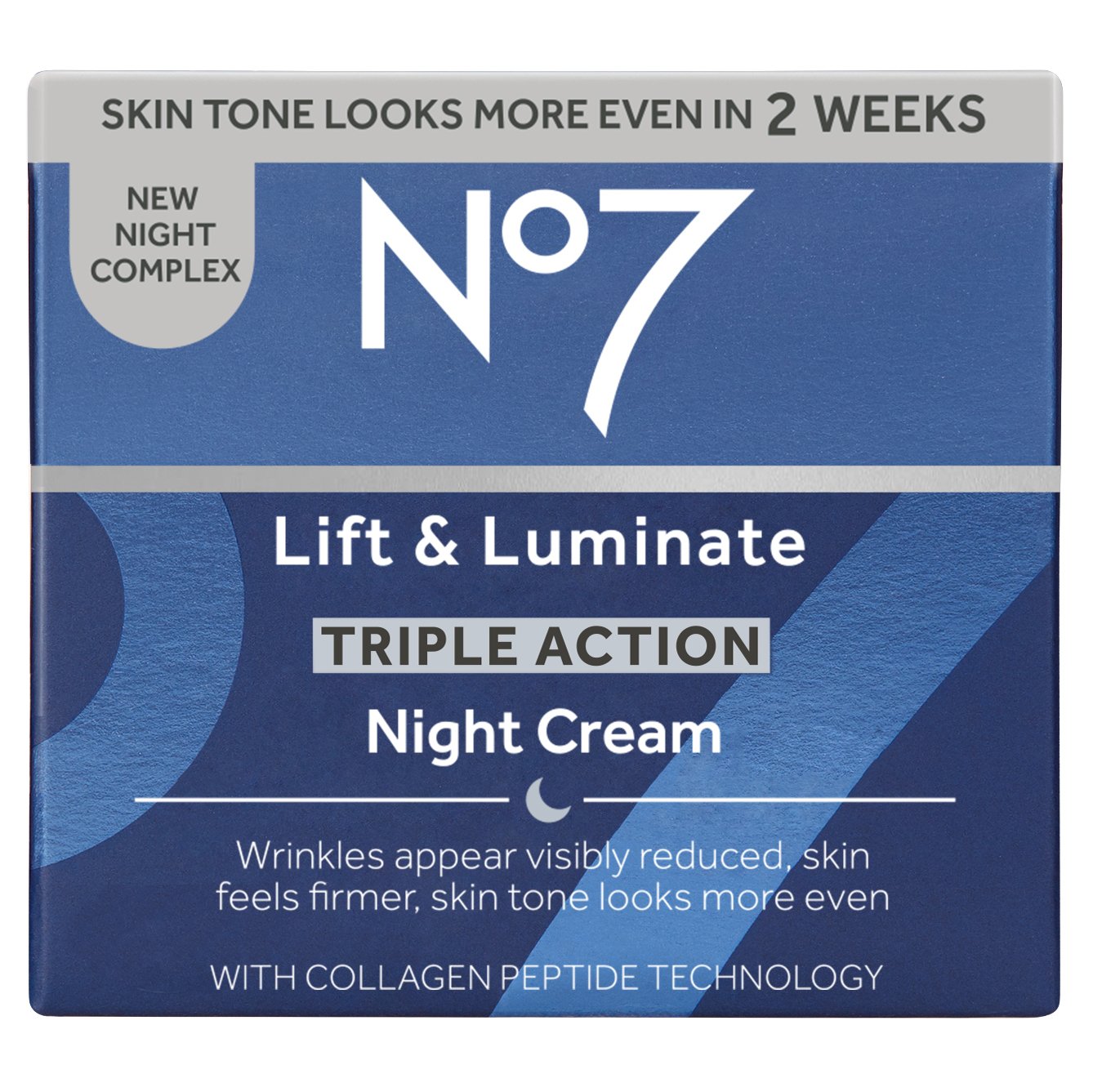 No7 Lift & Luminate Triple Action Night Cream - Shop Facial moisturizer ...