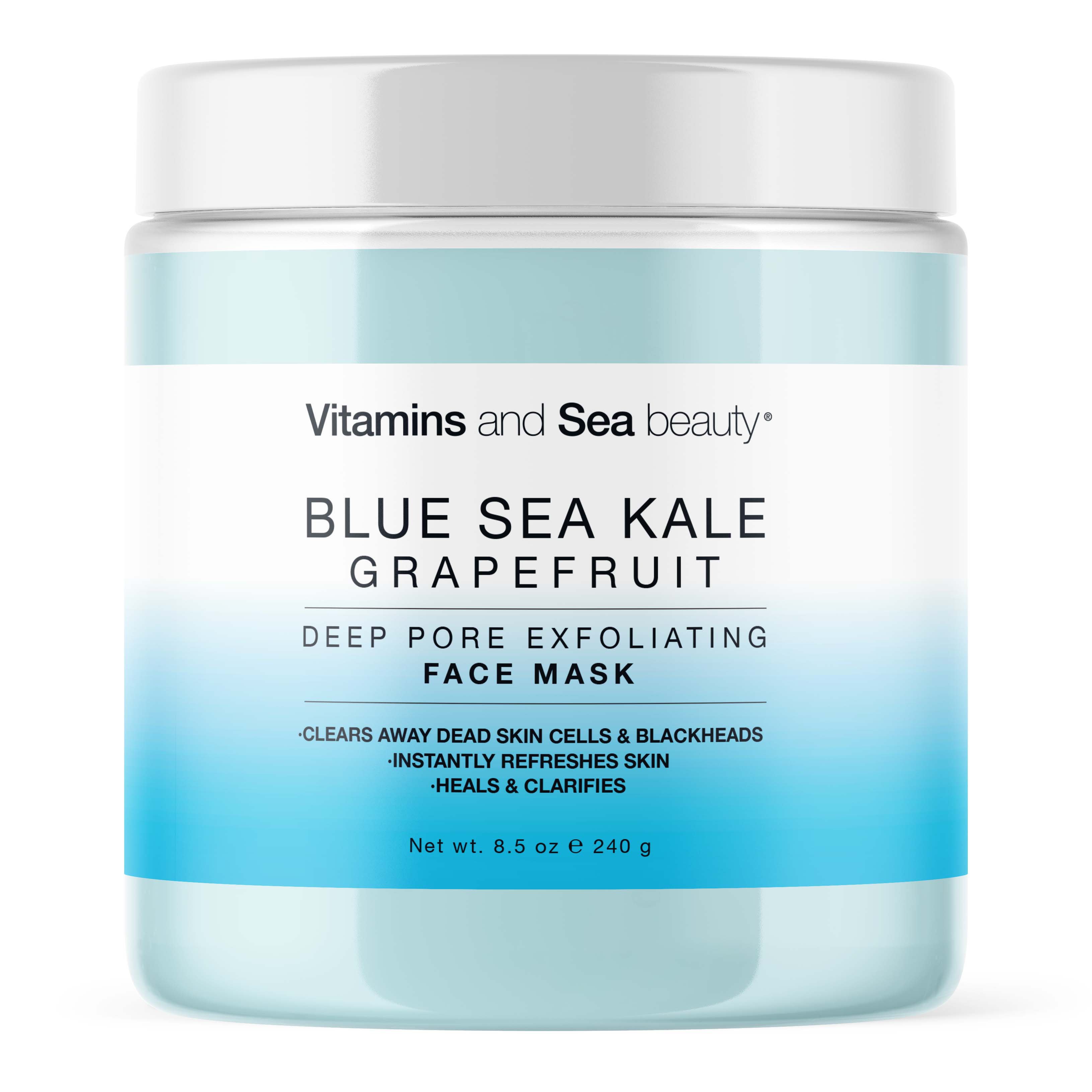 Vitamins and Sea Beauty Blue Sea Kale Grapefruit Deep Pore Exfoliating ...