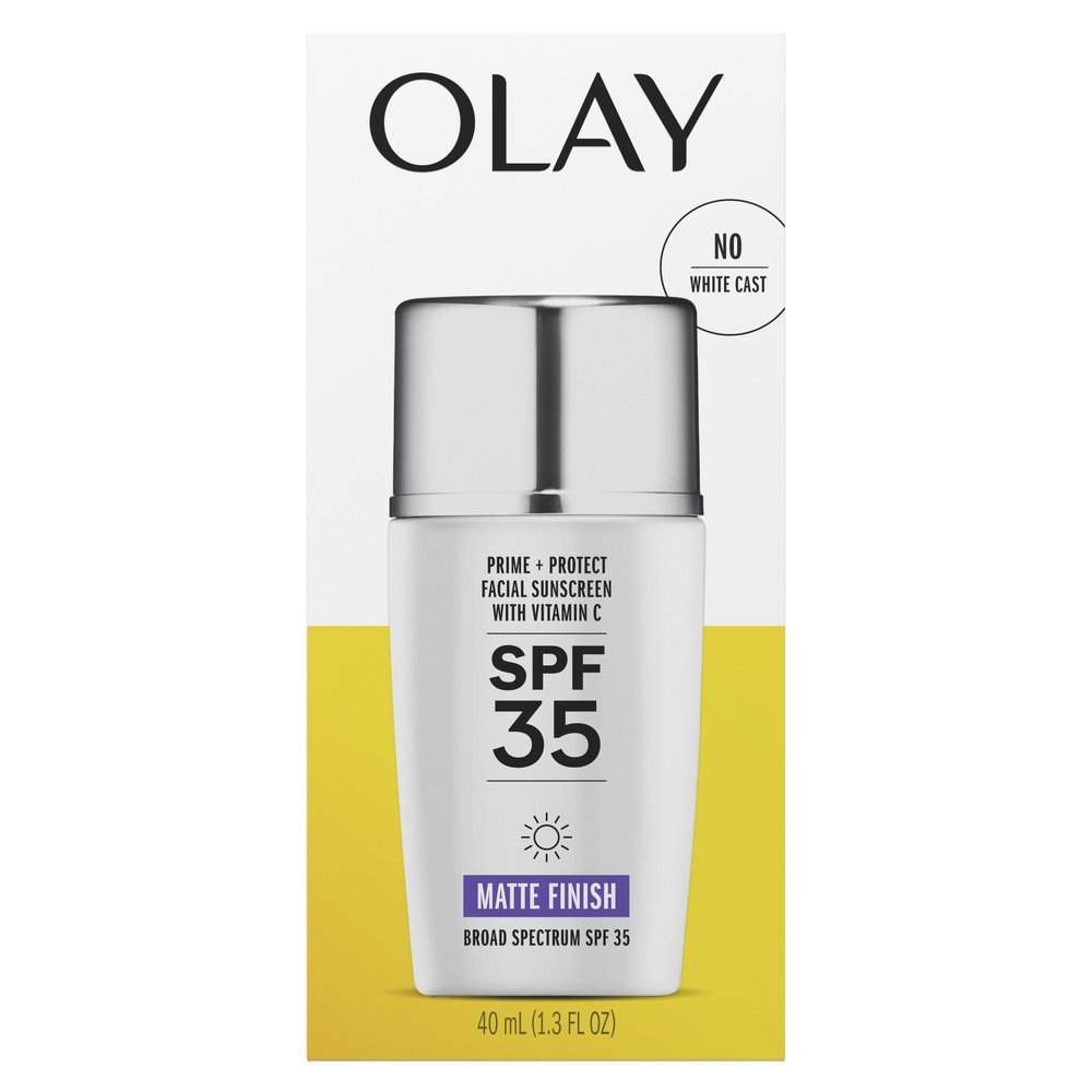 Olay Prime + Protect Facial Sunscreen, Matte Finish - SPF 35 - Shop ...