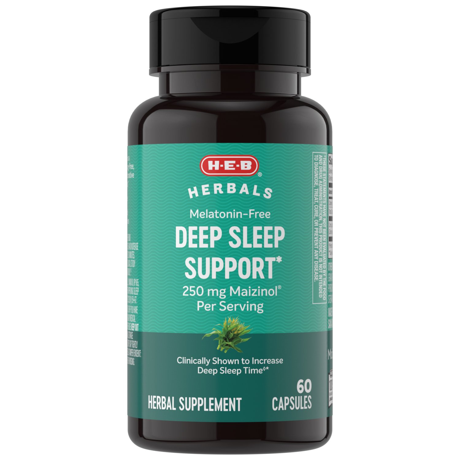 H-E-B Herbals Melatonin Free Deep Sleep Support Capsules - Shop Herbs ...