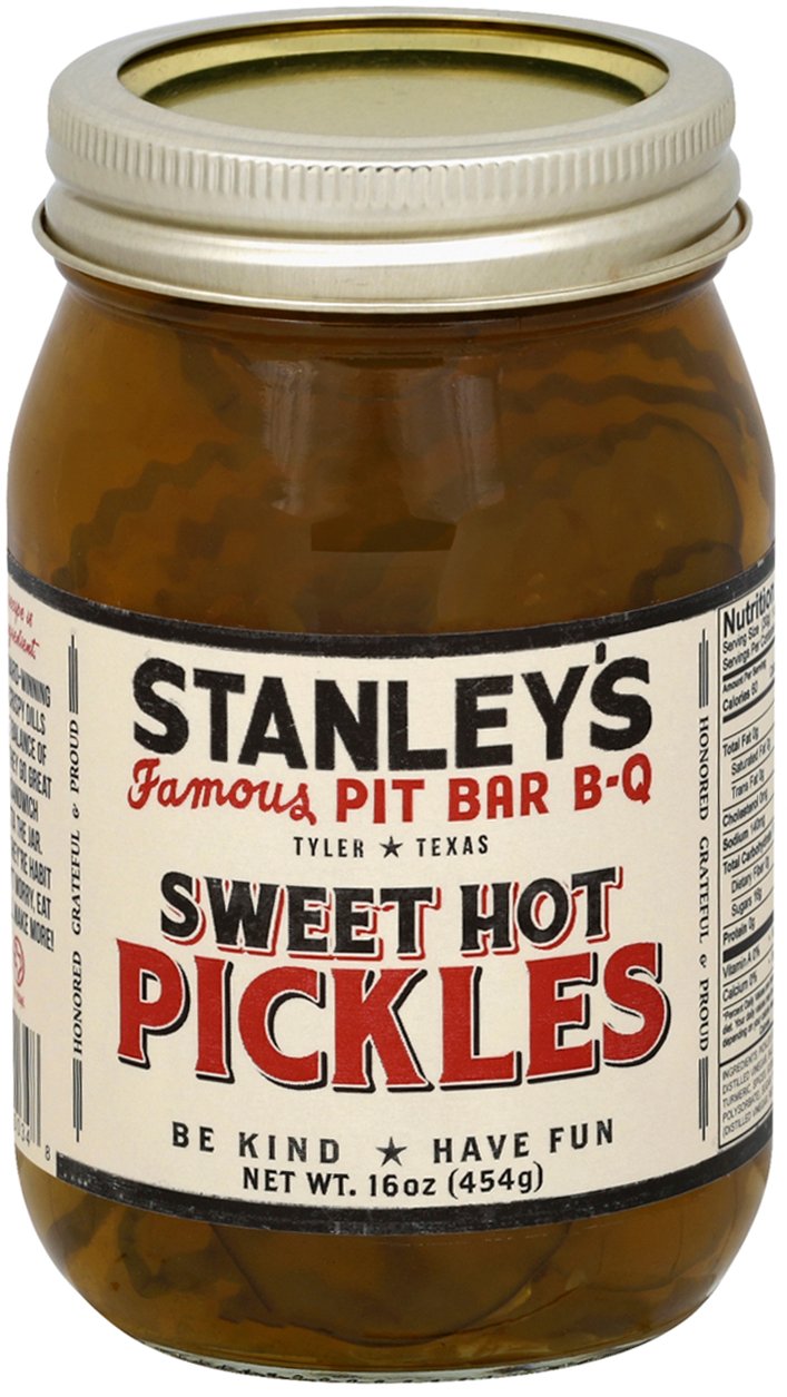 Stanley's Famous Pit Barbecue Sweet Hot Pickles, 16 oz | Central Market ...