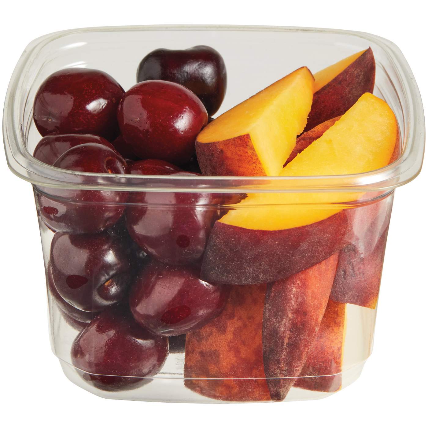 H-E-B Fresh Cut Peaches & Stemless Sweet Red Cherries - Small - Shop ...