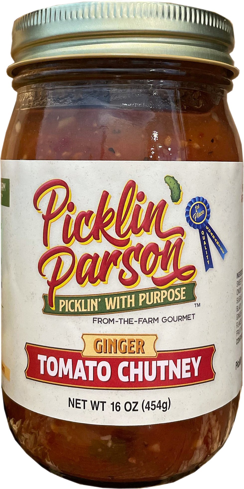 Picklin' Parson Ginger Tomato Chutney, 11oz | Central Market - Really ...