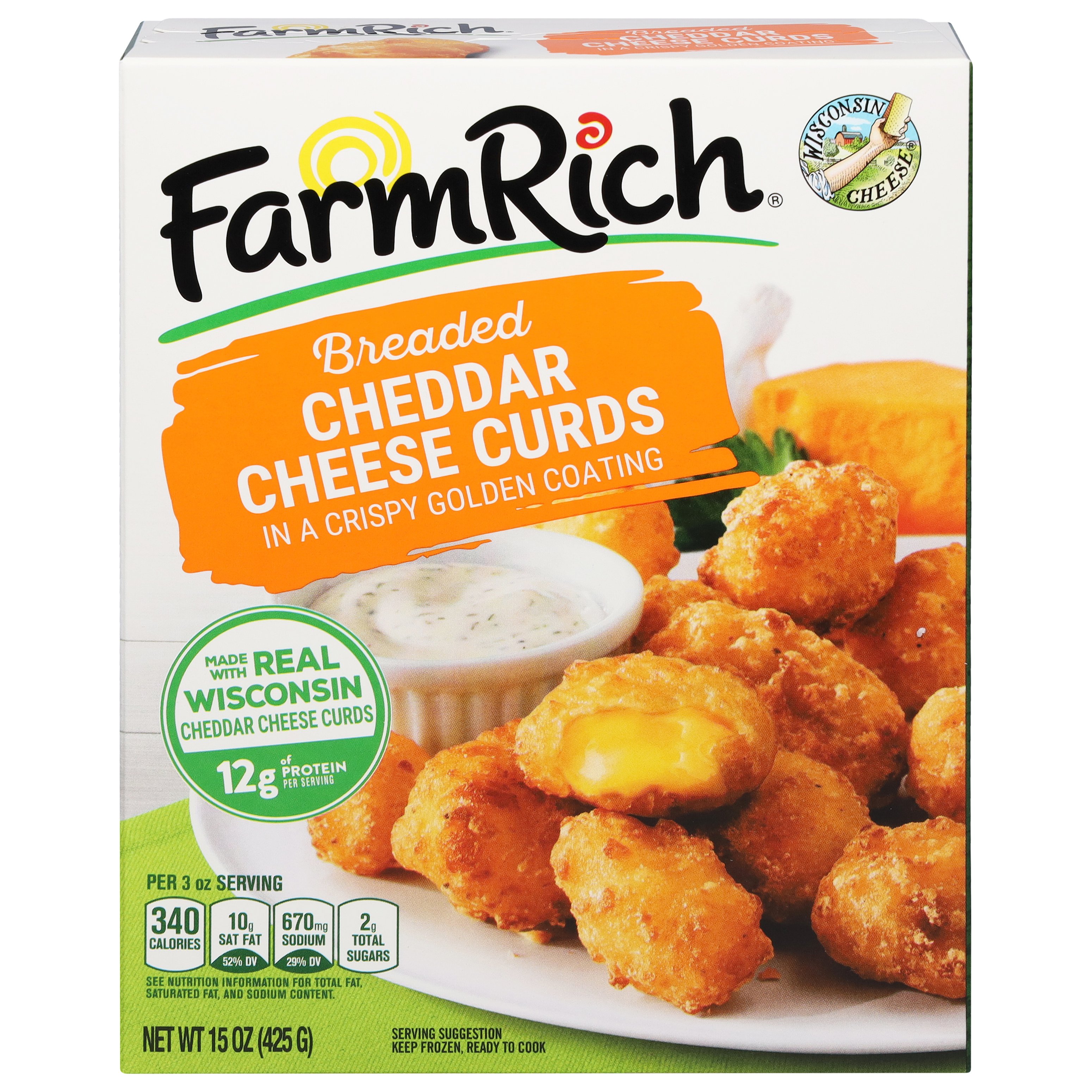 Farm Rich Breaded Cheddar Cheese Curds - Shop Appetizers at H-E-B