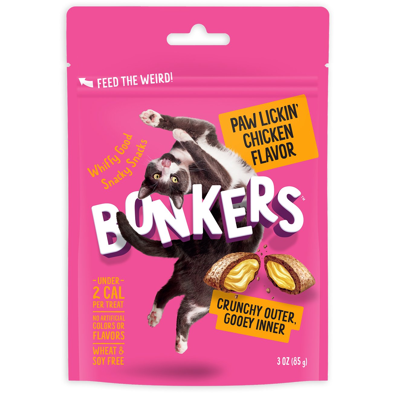 Bonkers Paw Lickin' Chicken Flavor Cat Treats - Shop Treats at H-E-B