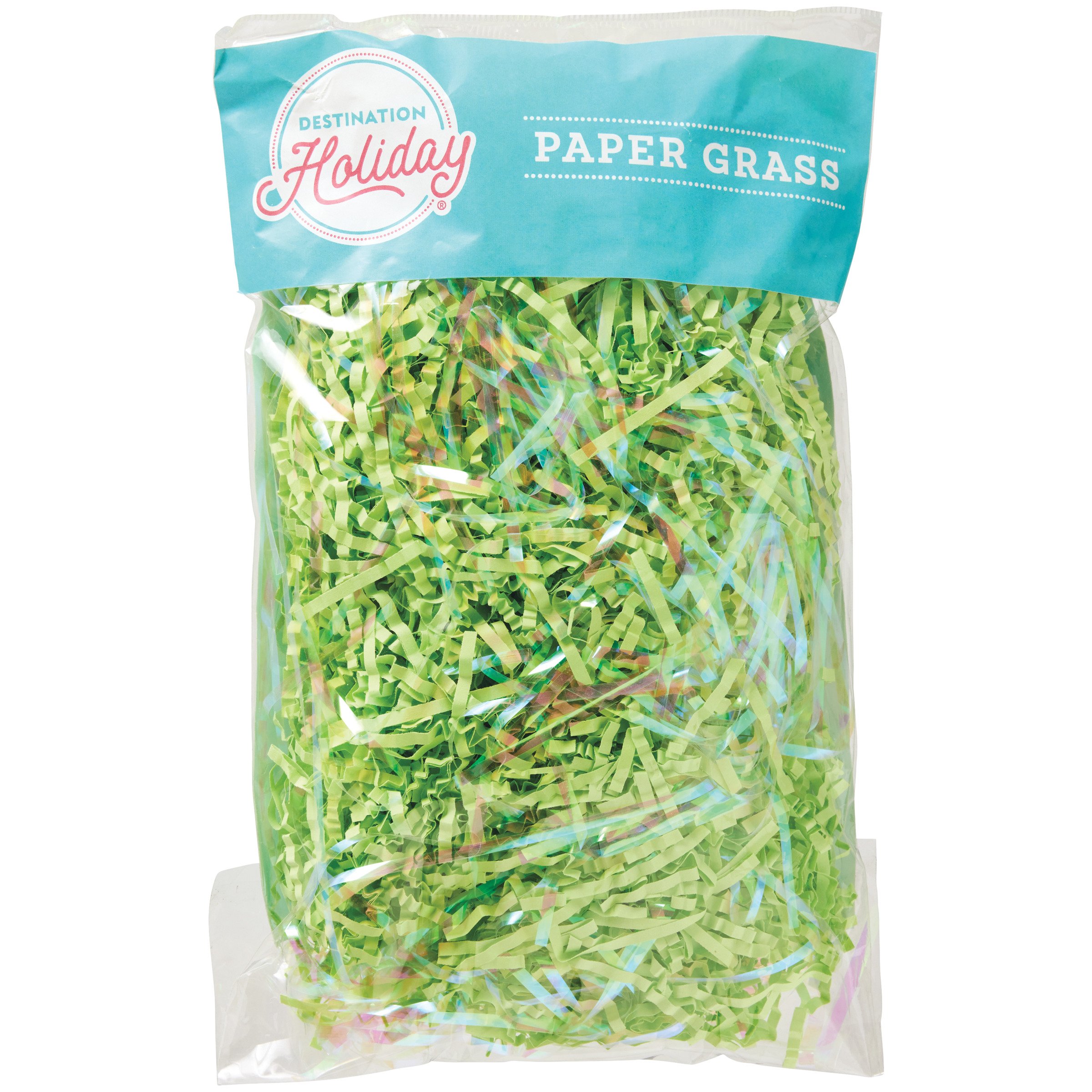 Destination Holiday Green Iridescent Grass Filler - Shop Party decor at ...