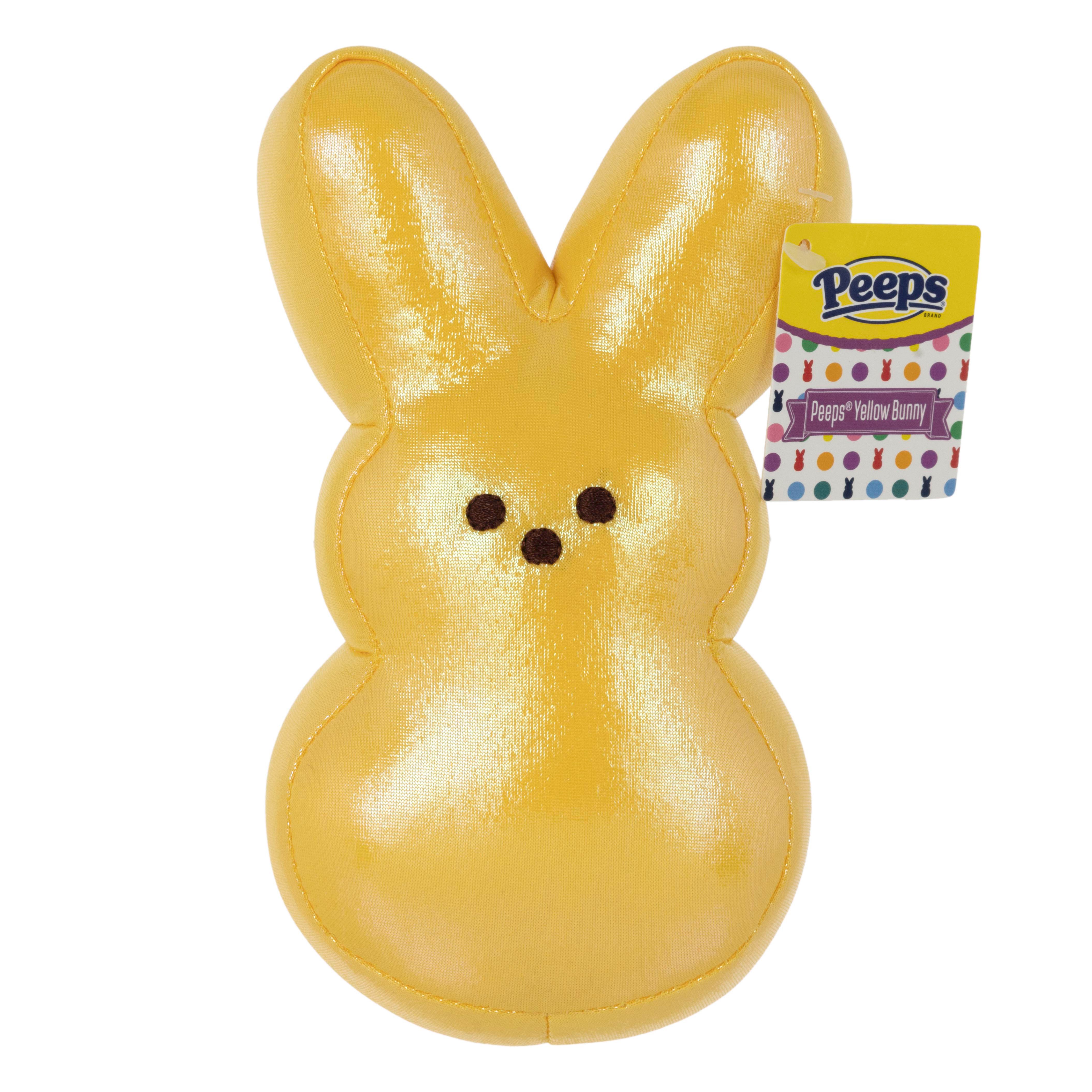 Peeps Iridescent Bunny Easter Plush - Yellow - Shop Plush toys at H-E-B
