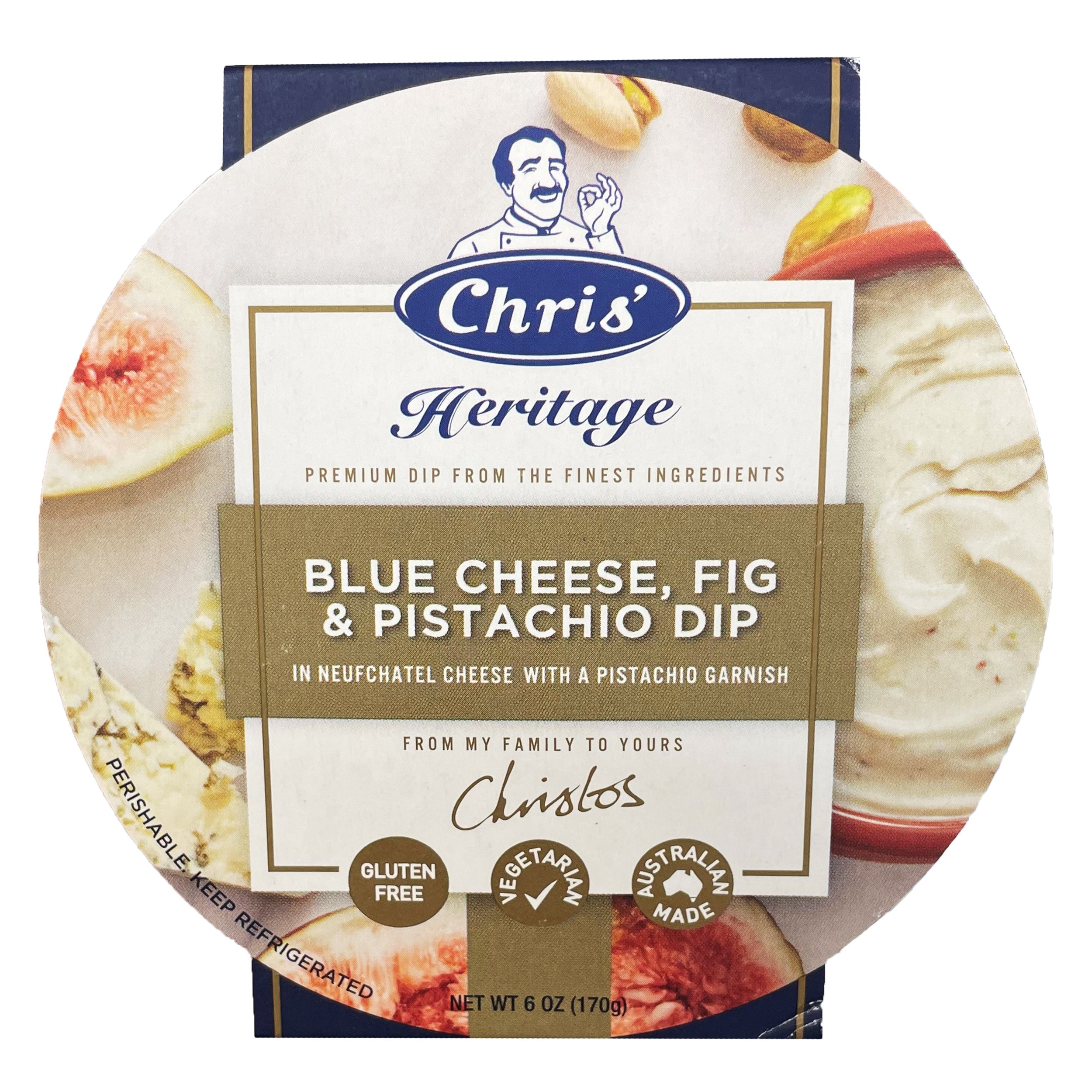 Chris' Heritage Dip - Blue Cheese, Fig & Pistachio - Shop Dip at H-E-B