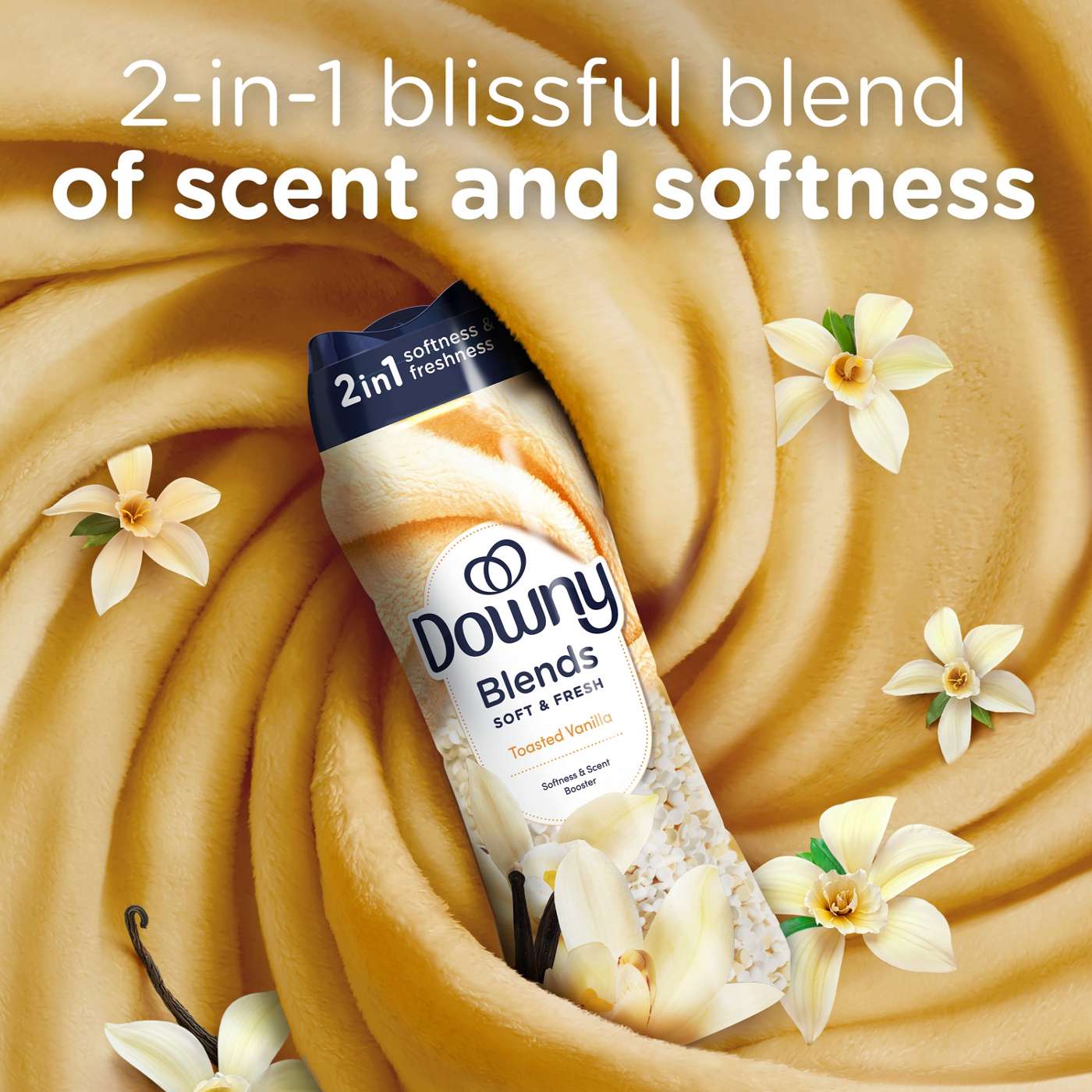 Downy In-Wash Softening Booster Scent Beads - Comfort Cozy + Toasted ...