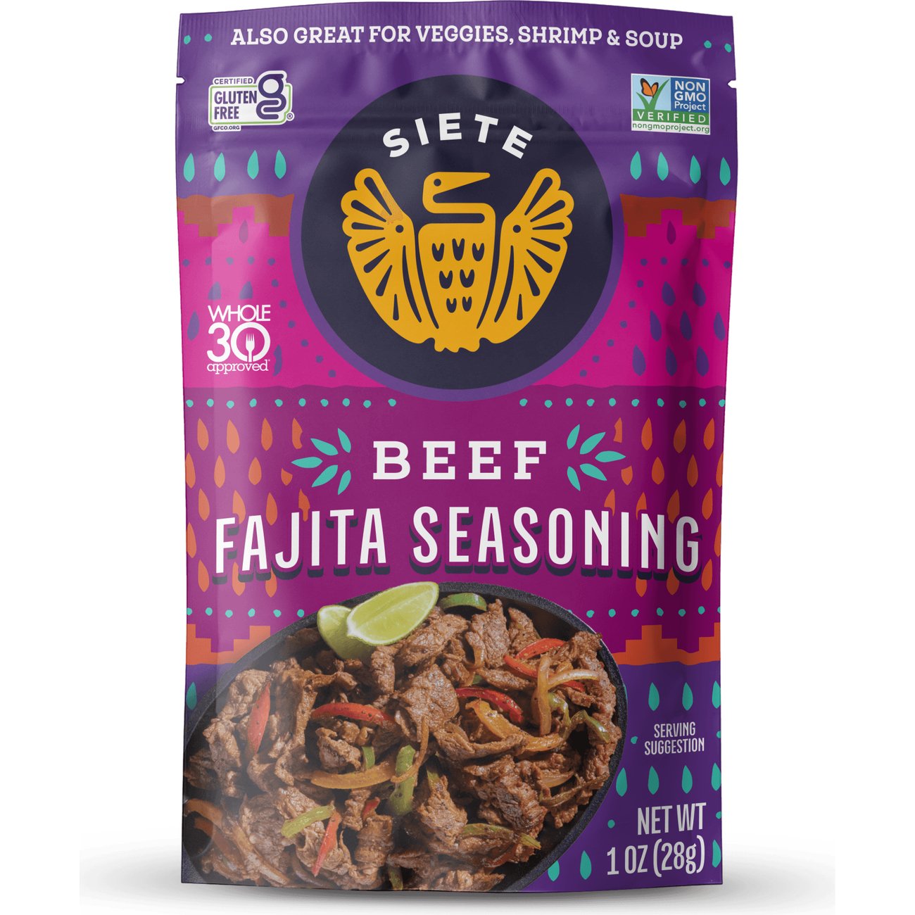 Siete Beef Fajita Seasoning - Shop Spice mixes at H-E-B