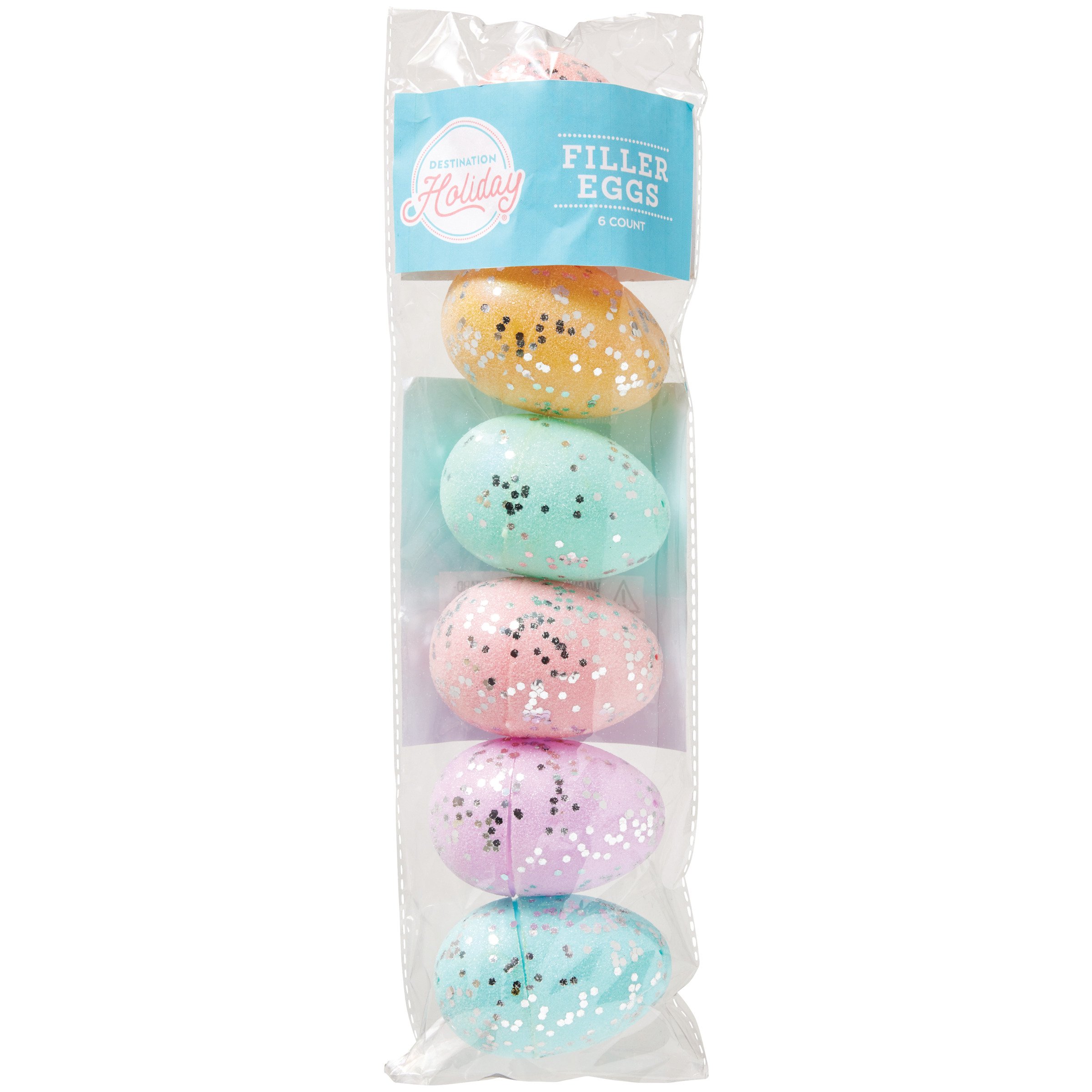 Destination Holiday Glitter Pastel Easter Filler Egg, 3'' - Shop ...