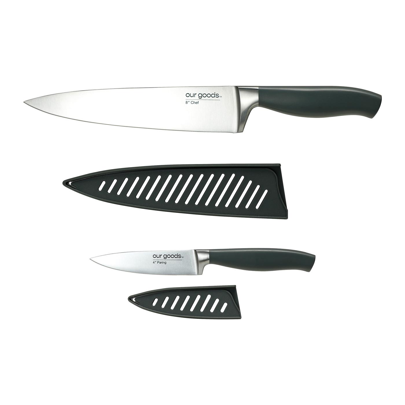 our goods Prep Knives with Sheaths Set - Shop Knife sets at H-E-B