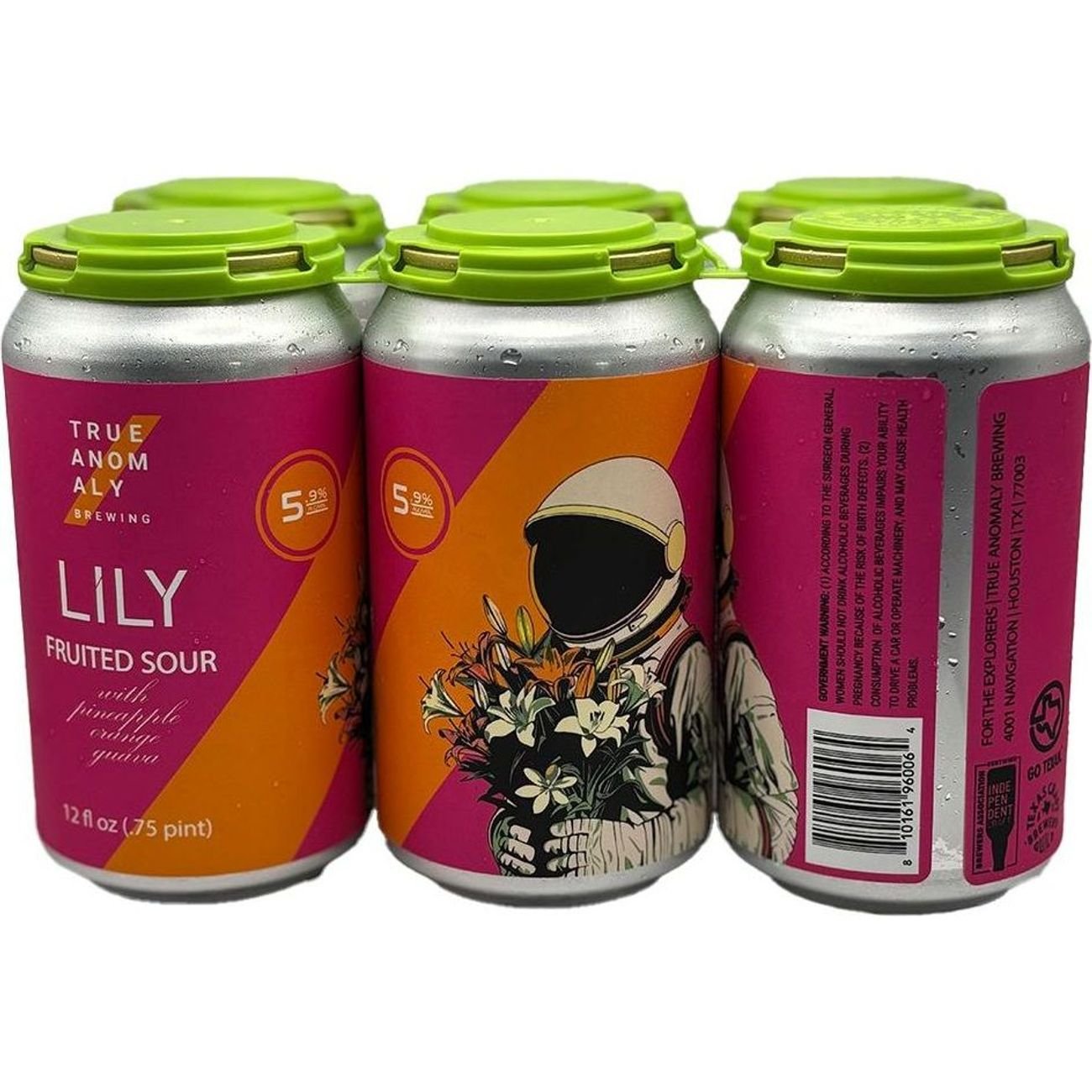 True Anomaly Brewing Lily Fruited Sour Ale Craft Beer 6 pk Cans - Shop ...