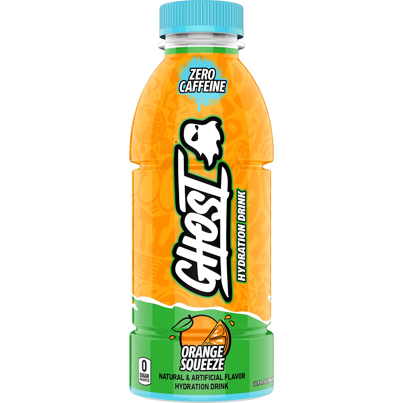 Ghost Zero Caffeine Hydration Drink - Orange Squeeze - Shop Sports ...