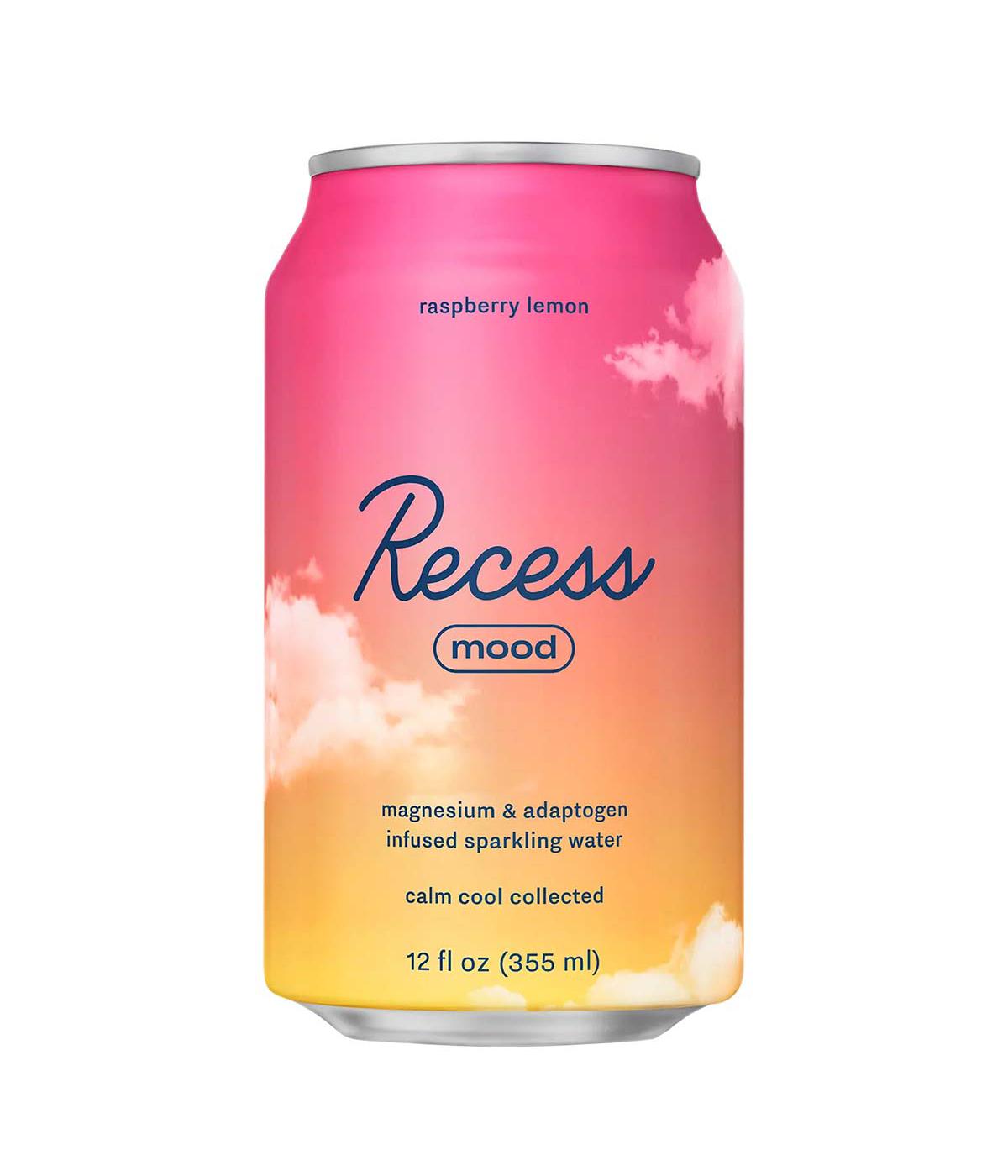 Recess Mood Raspberry Lemon Sparkling Water 6 pk Cans - Shop Water at H-E-B