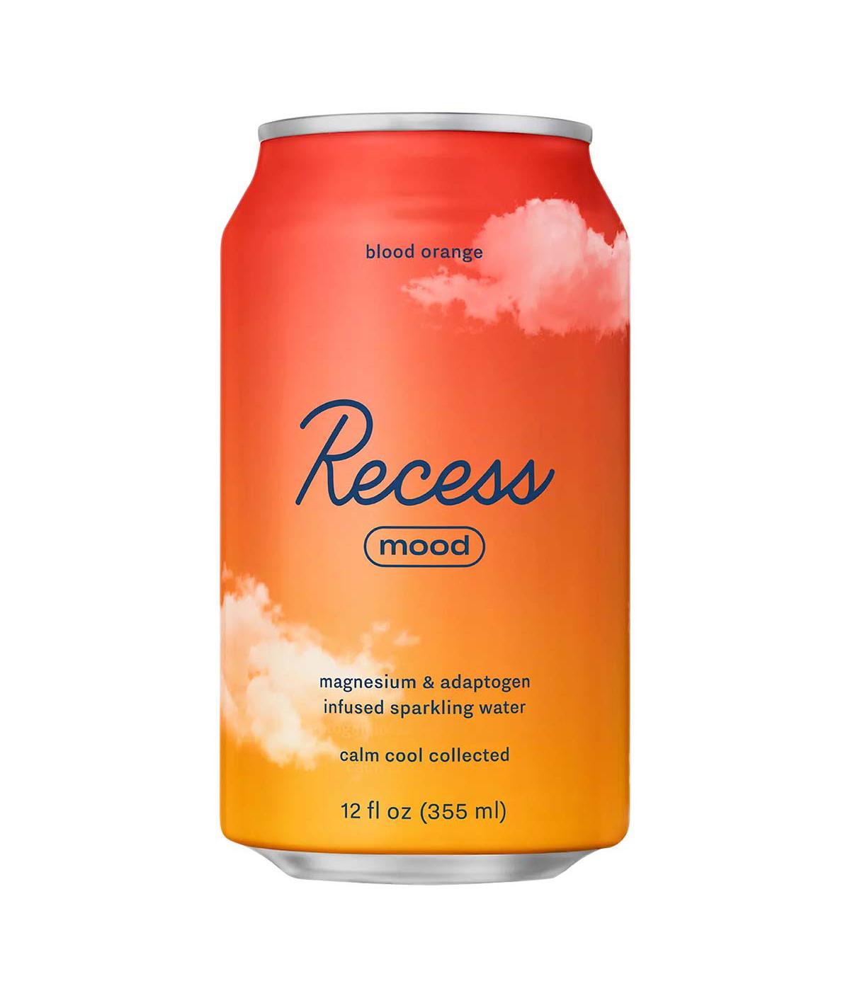 Recess Mood Blood Orange Sparkling Water 6 pk Cans - Shop Water at H-E-B