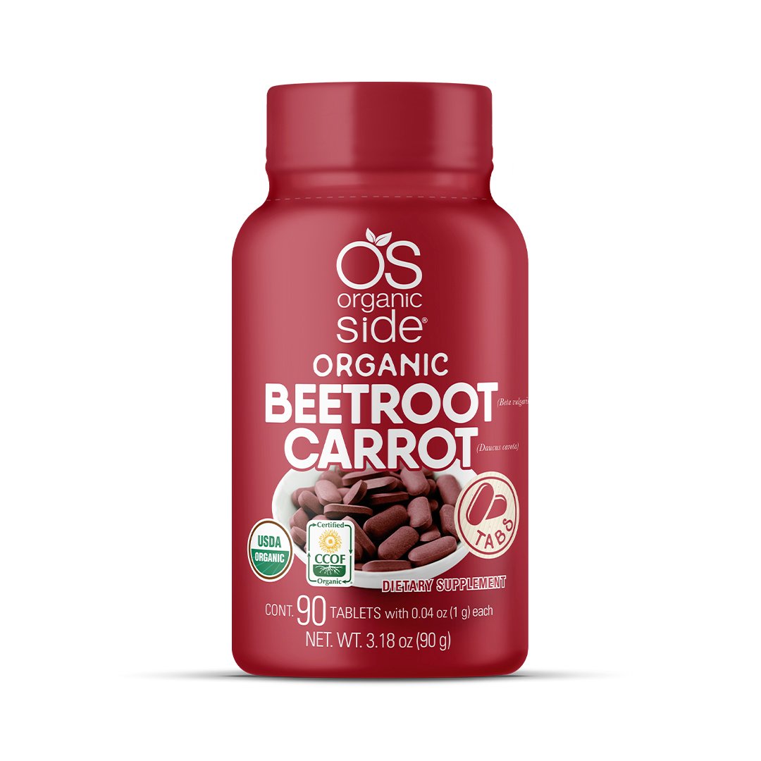 Organic Side Organic Beetroot Carrot Tablets - Shop Antioxidants at H-E-B