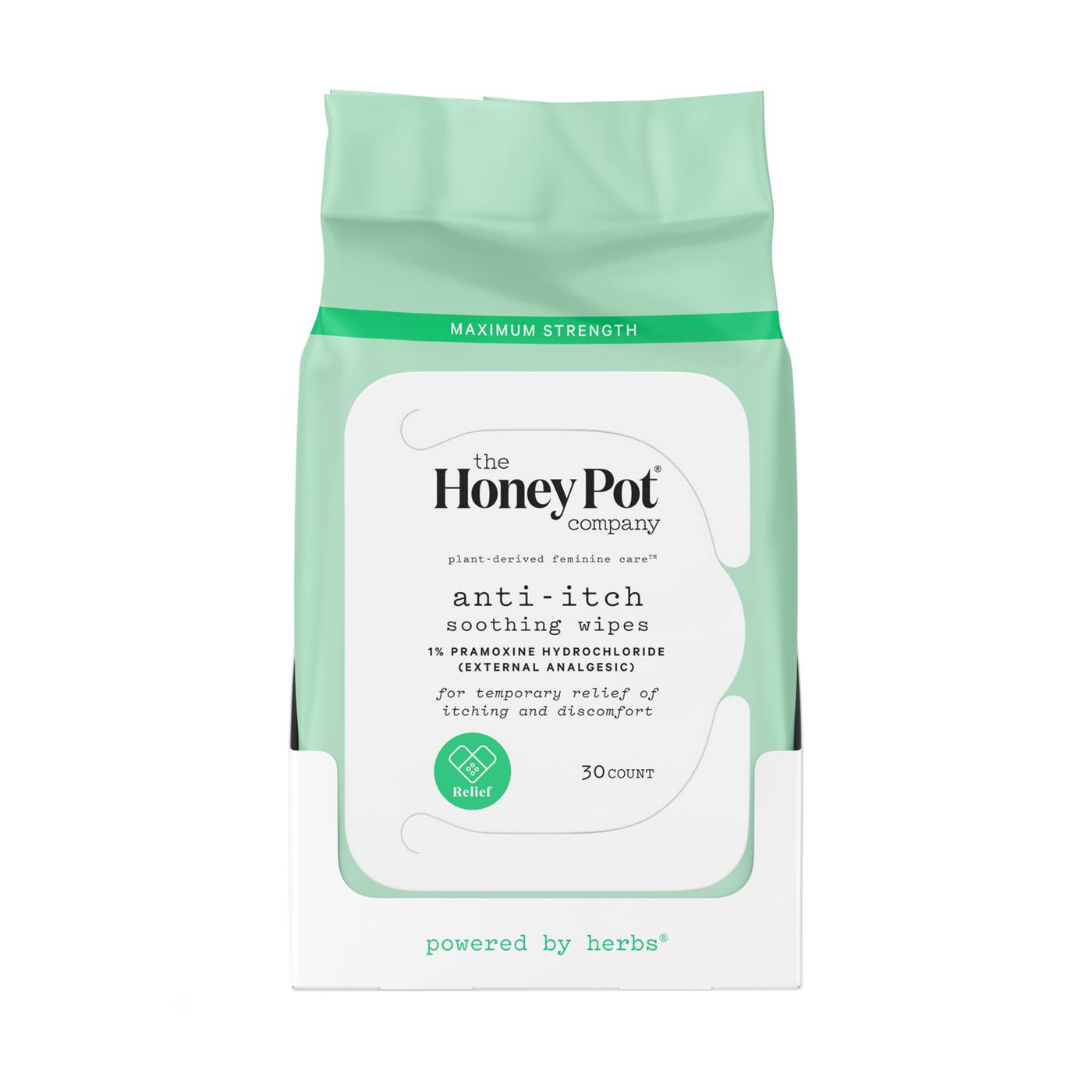 The Honey Pot Anti-Itch Soothing Wipes - Shop Wipes & washes at H-E-B