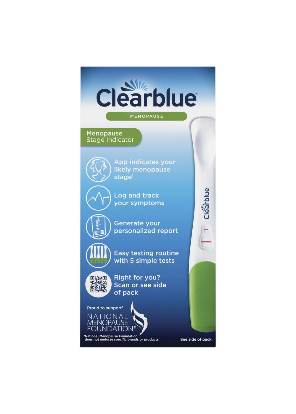 Clearblue Menopause Stage Indicator - Shop Pregnancy & ovulation tests ...