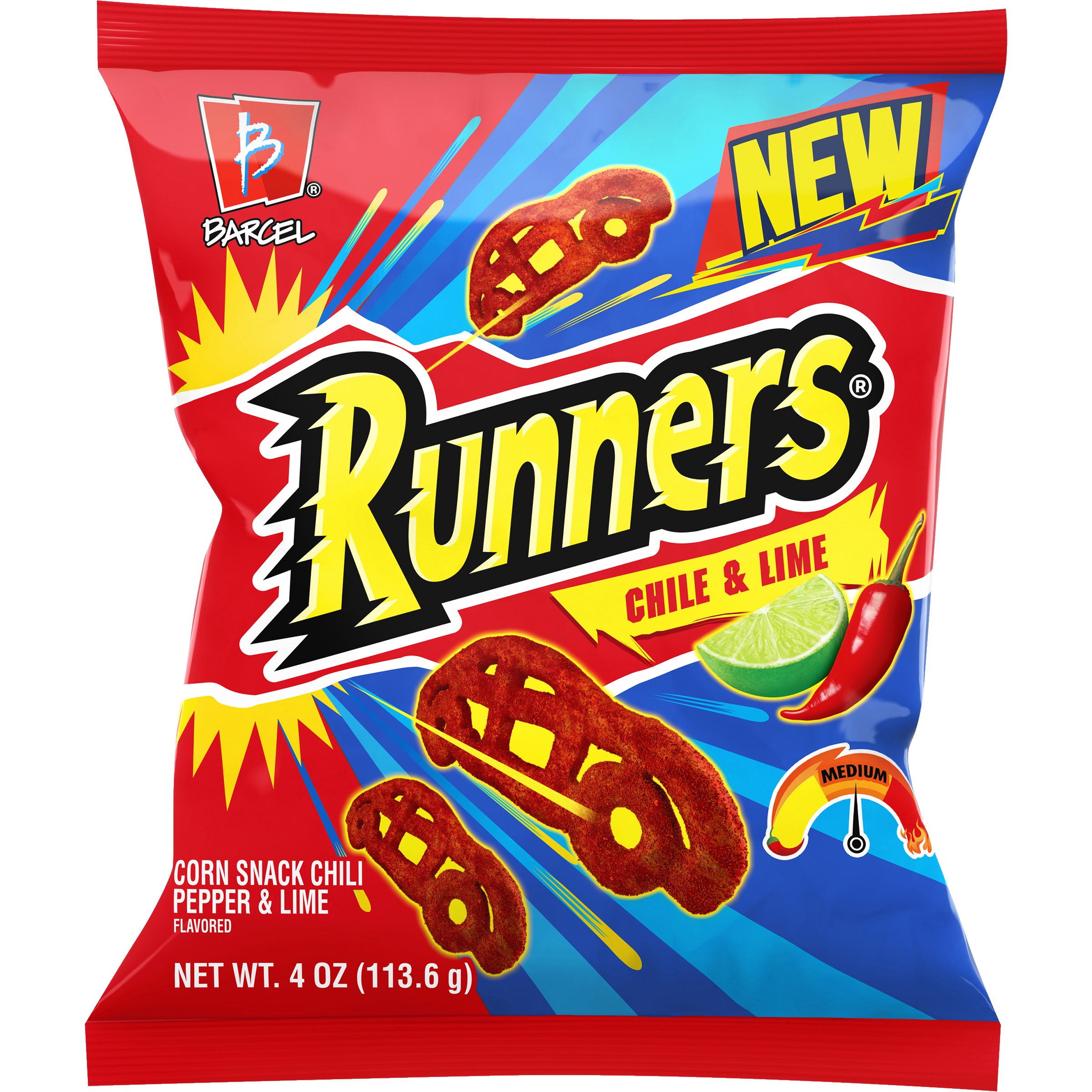 Barcel Runners Corn Snacks Snack-Size Bag - Chili Pepper & Lime - Shop ...