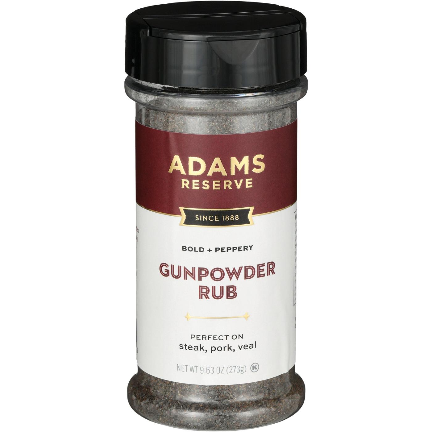 Adams Reserve Gunpowder House Rub Seasoning - Shop Spice mixes at H-E-B