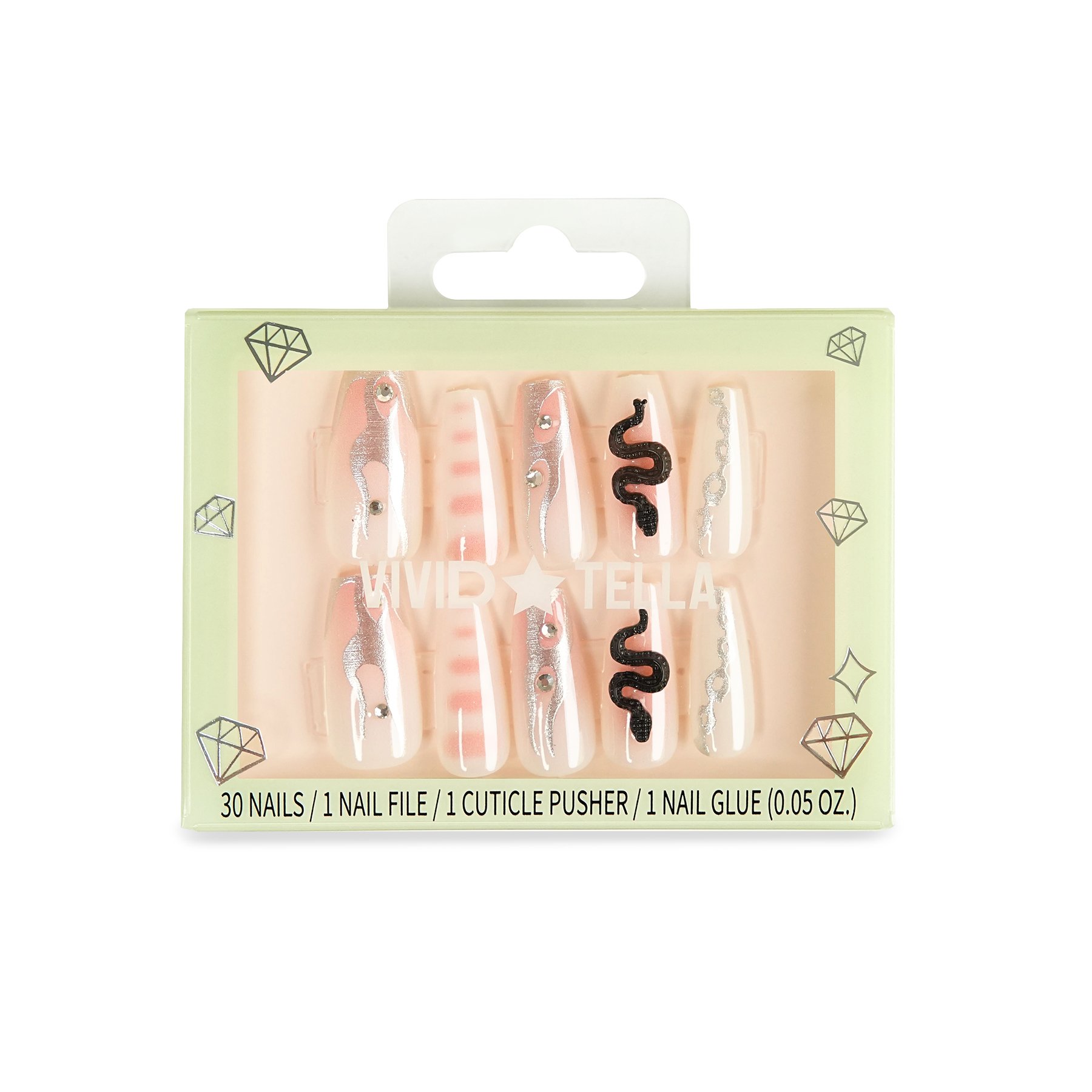 Vivid Tella Nails - Pearls & Reptiles - Shop Nail sets at H-E-B